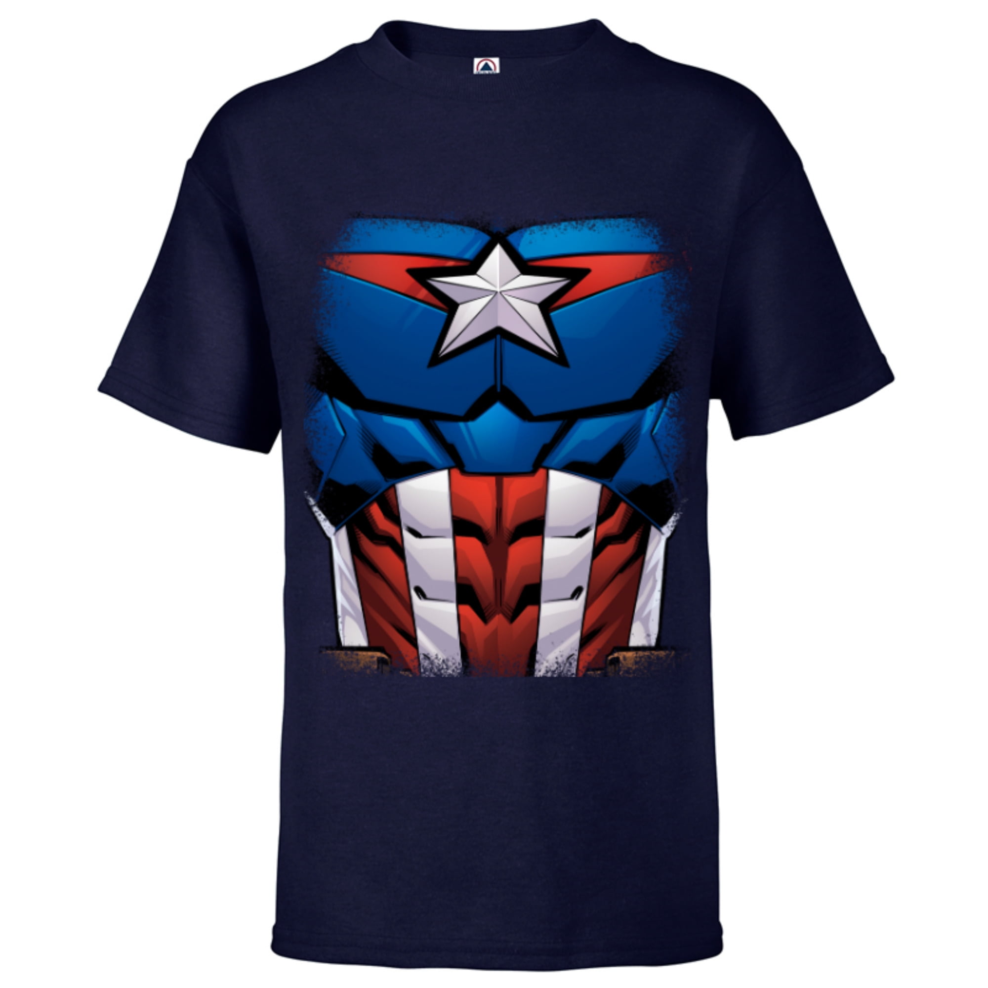 Marvel Captain America Animated Avengers Halloween Costume - Short ...