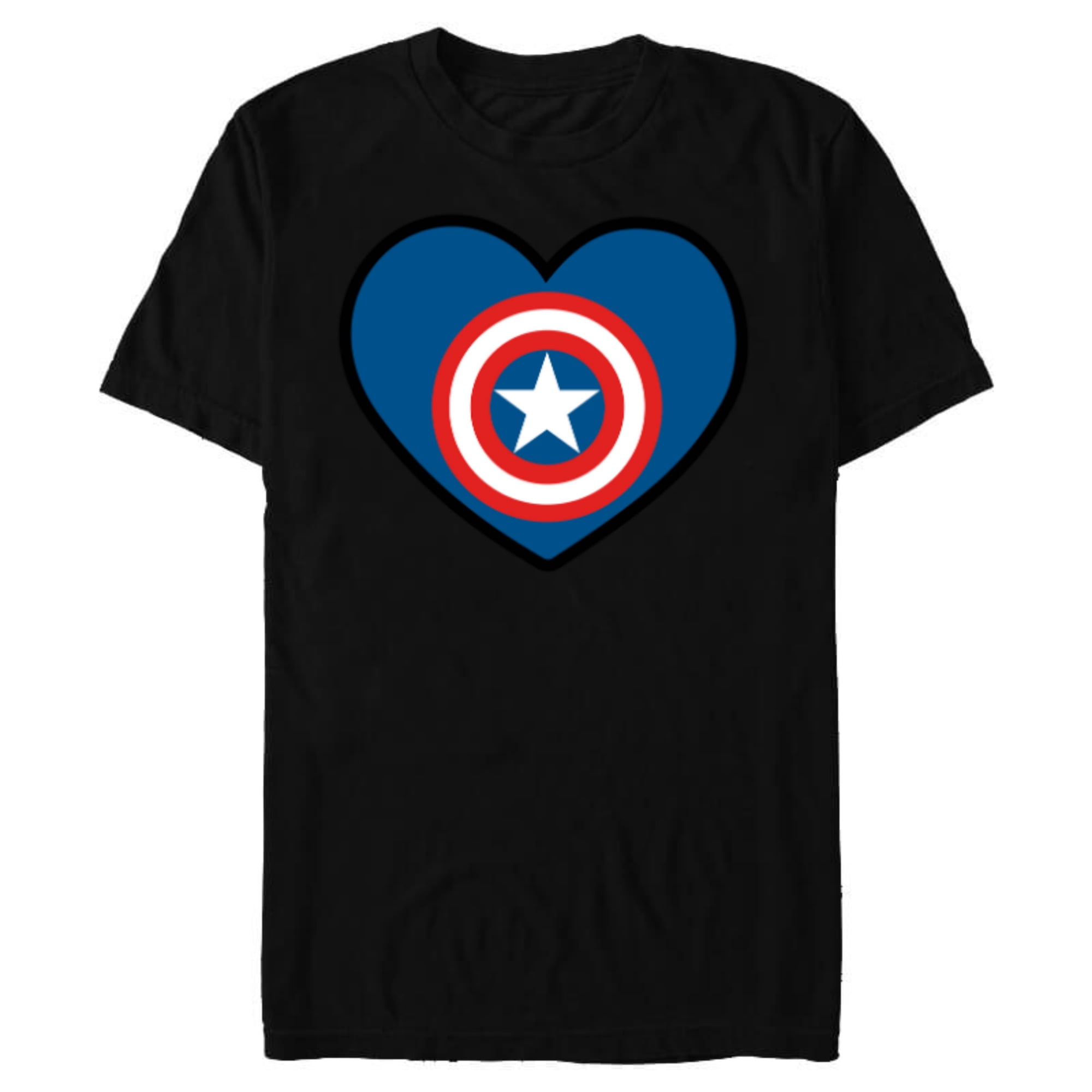 Marvel Captain America Avengers Heart Love Valentine’s Day - Short ...