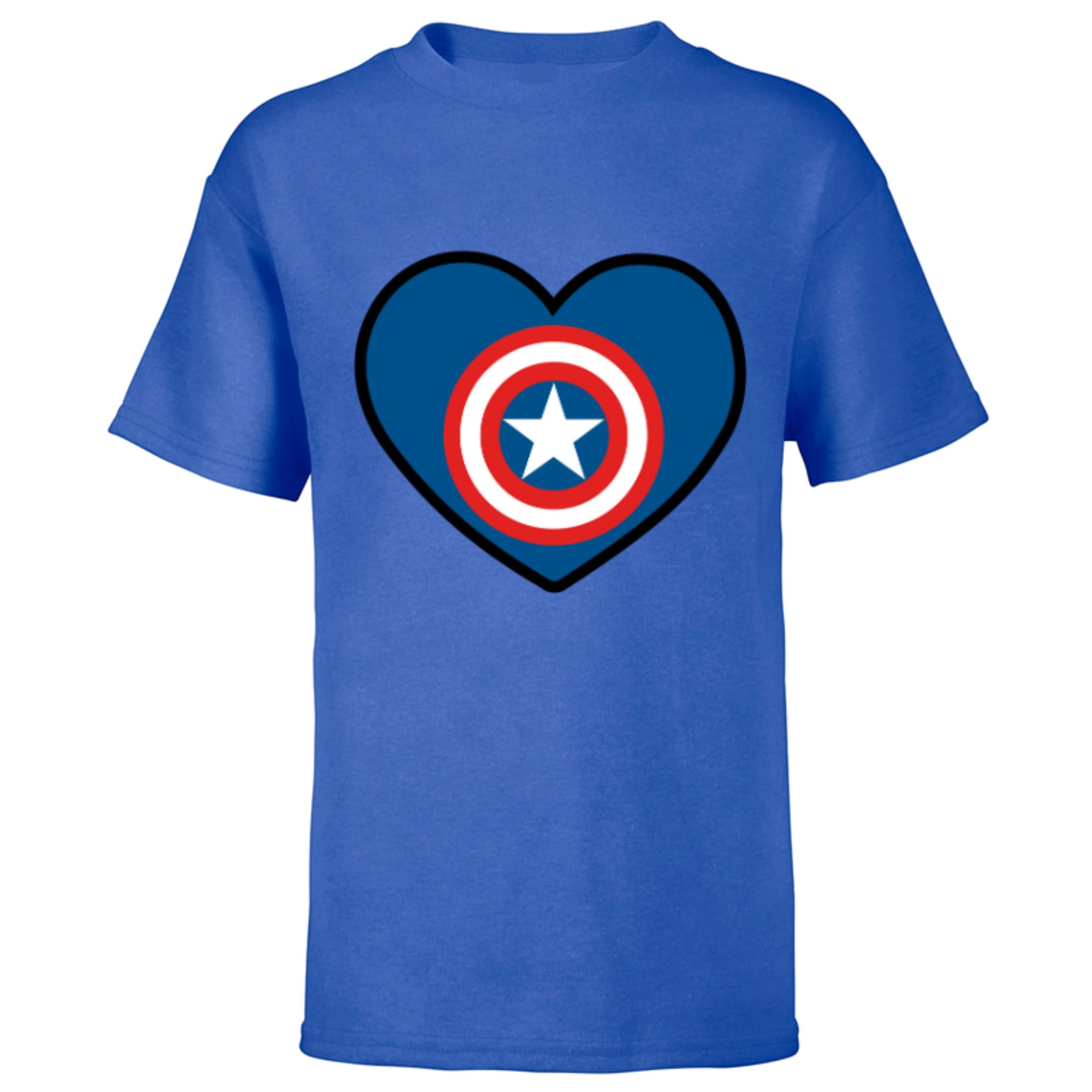 Marvel Captain America Avengers Heart Love Valentine’s Day - Short ...