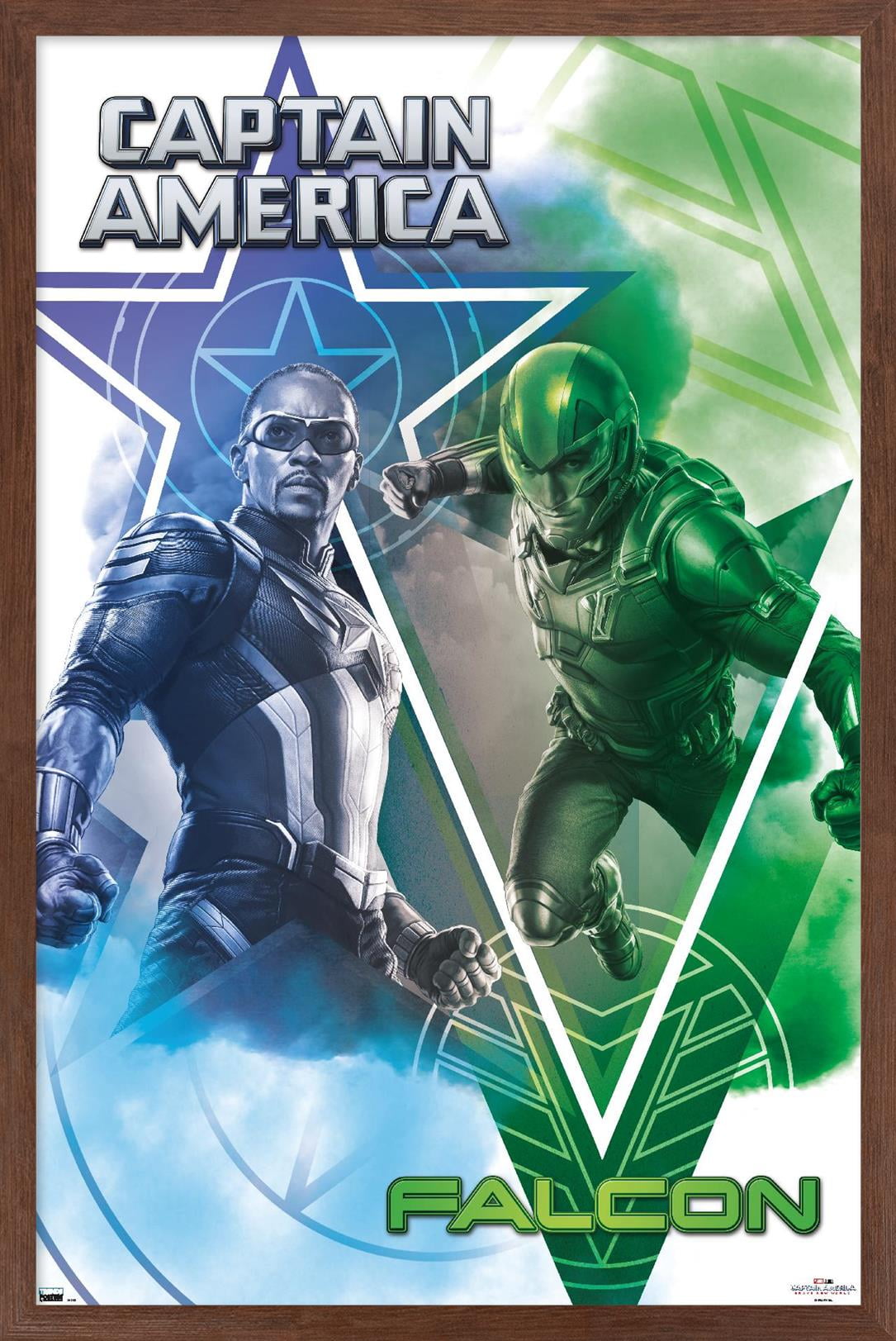 Marvel Captain America: Brave New World - Cap and Falcon Wall Poster ...