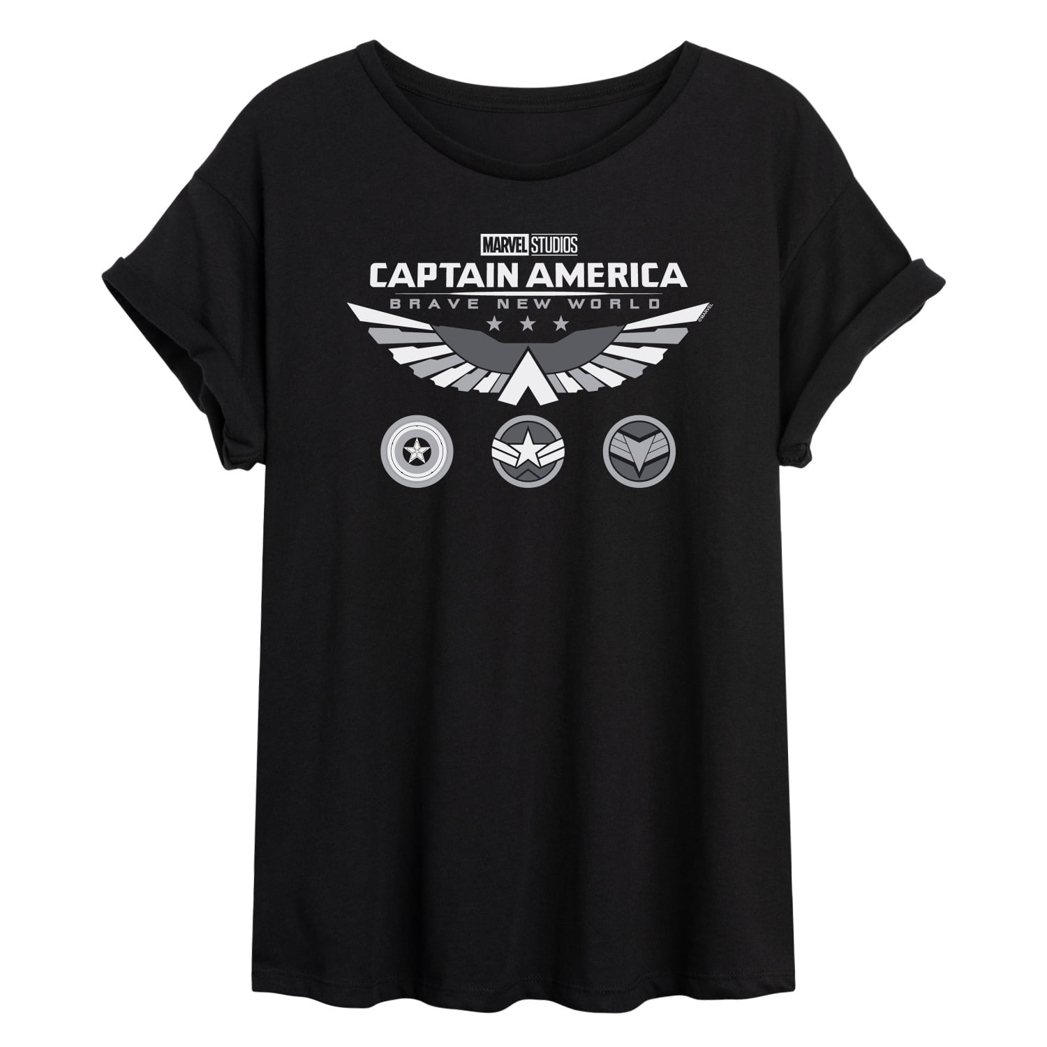 Marvel Captain America: Brave New World - Icons - Women's Oversized Tee ...