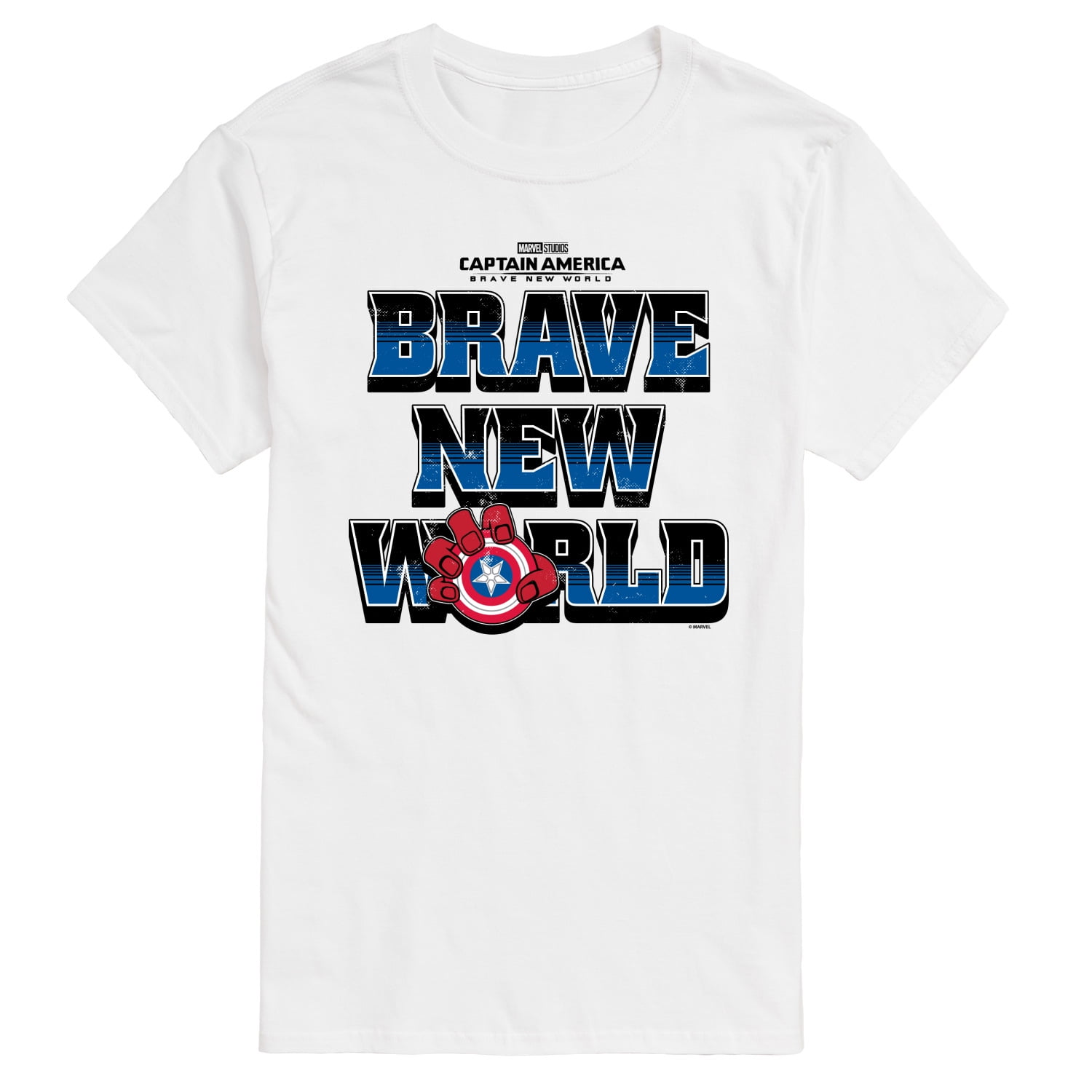 Marvel Captain America: Brave New World - Logo - Men's Short Sleeve ...
