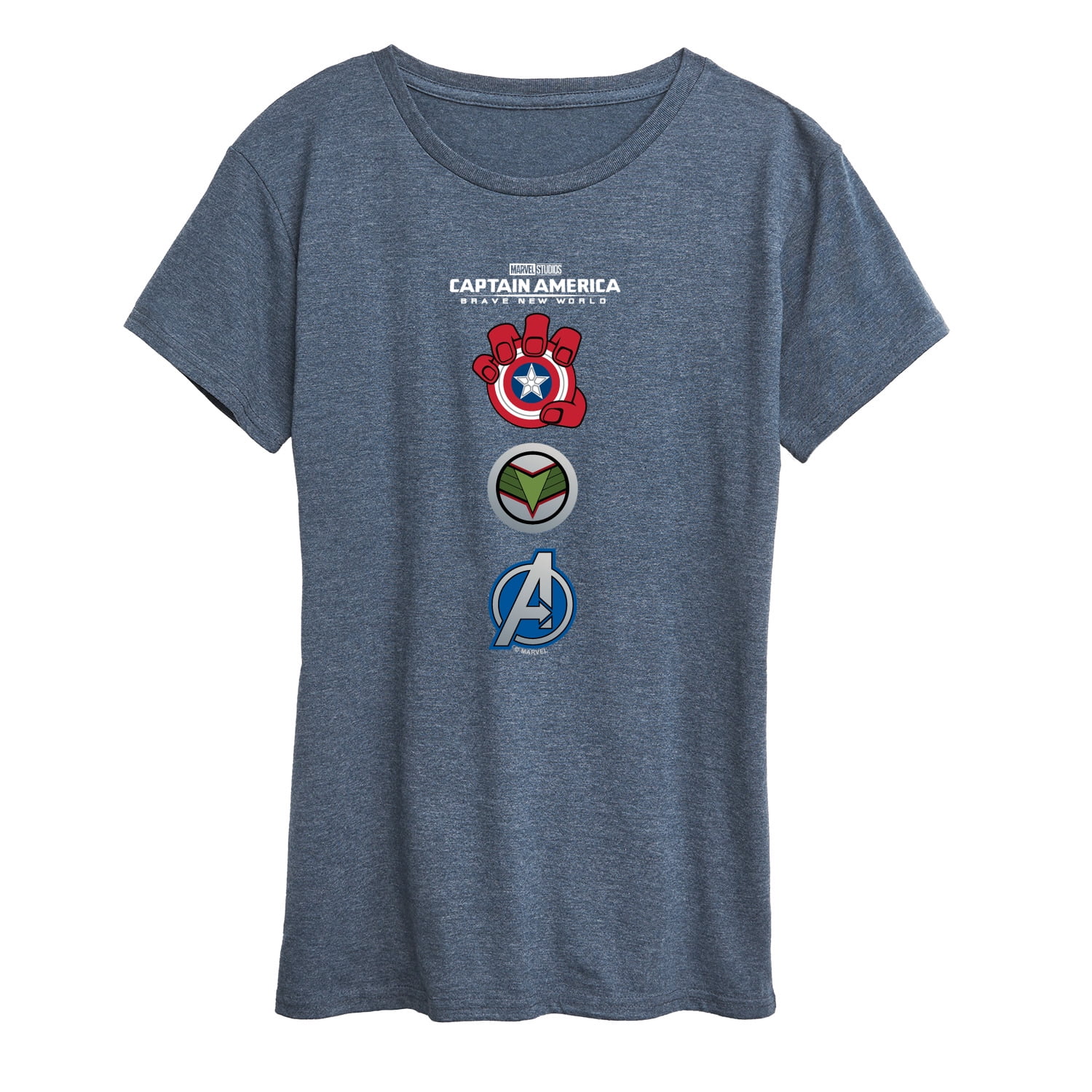 Marvel Captain America: Brave New World - Logo Stack - Women's Short ...