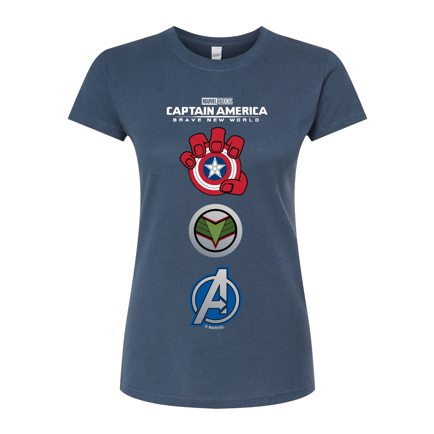 Marvel Captain America: Brave New World - Logo Super Hero Icon Stack ...