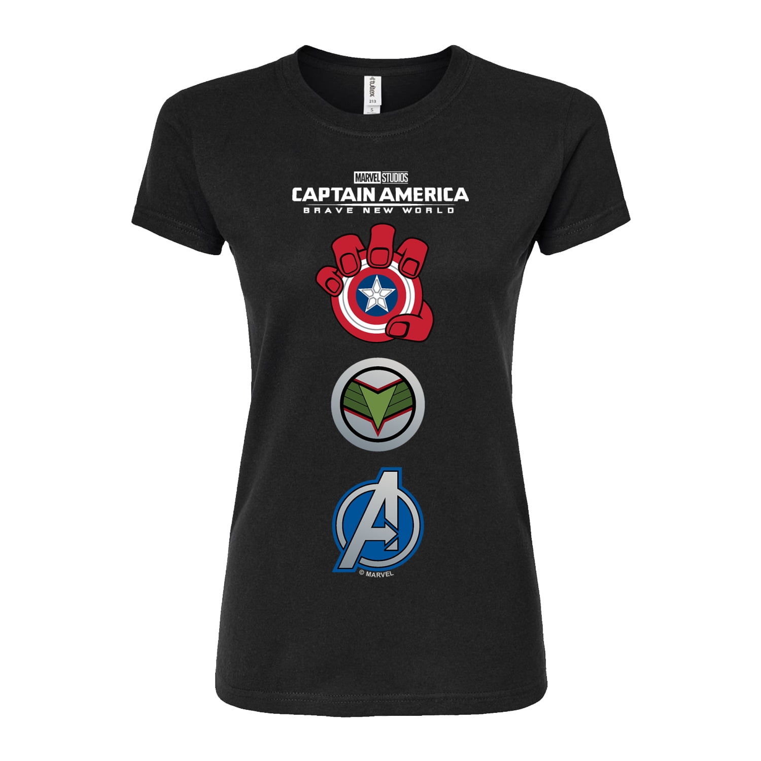 Marvel Captain America: Brave New World - Logo Super Hero Icon Stack ...