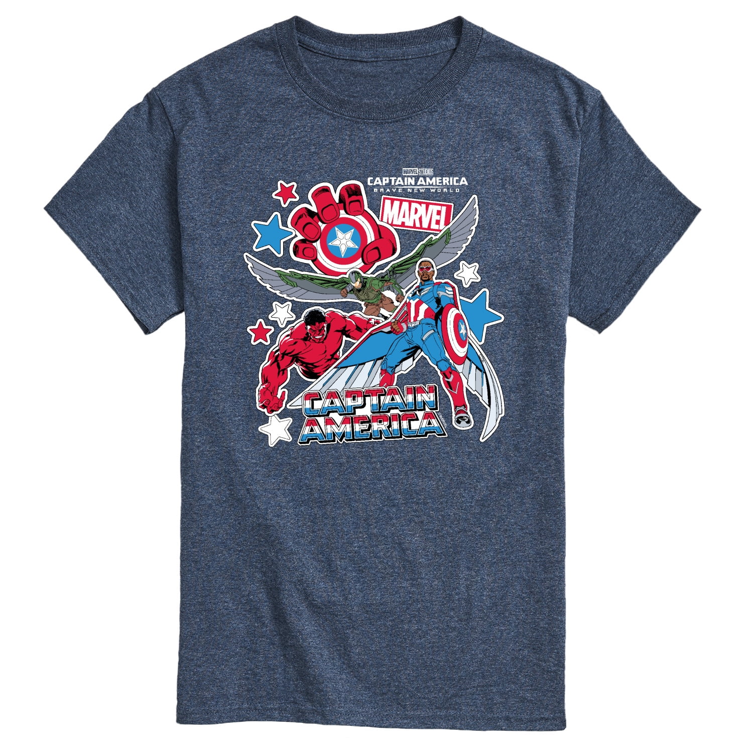 Marvel Captain America: Brave New World - Sticker Style - Men's Short ...