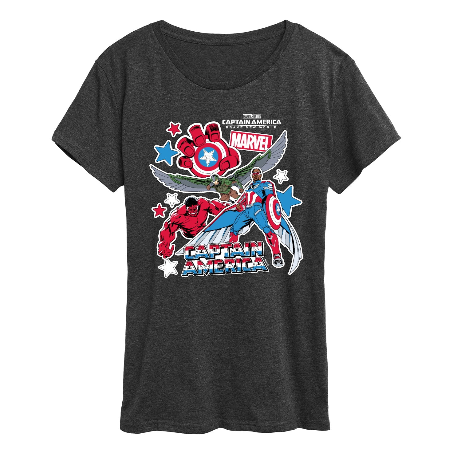 Marvel Captain America: Brave New World - Sticker Style - Women's Short ...