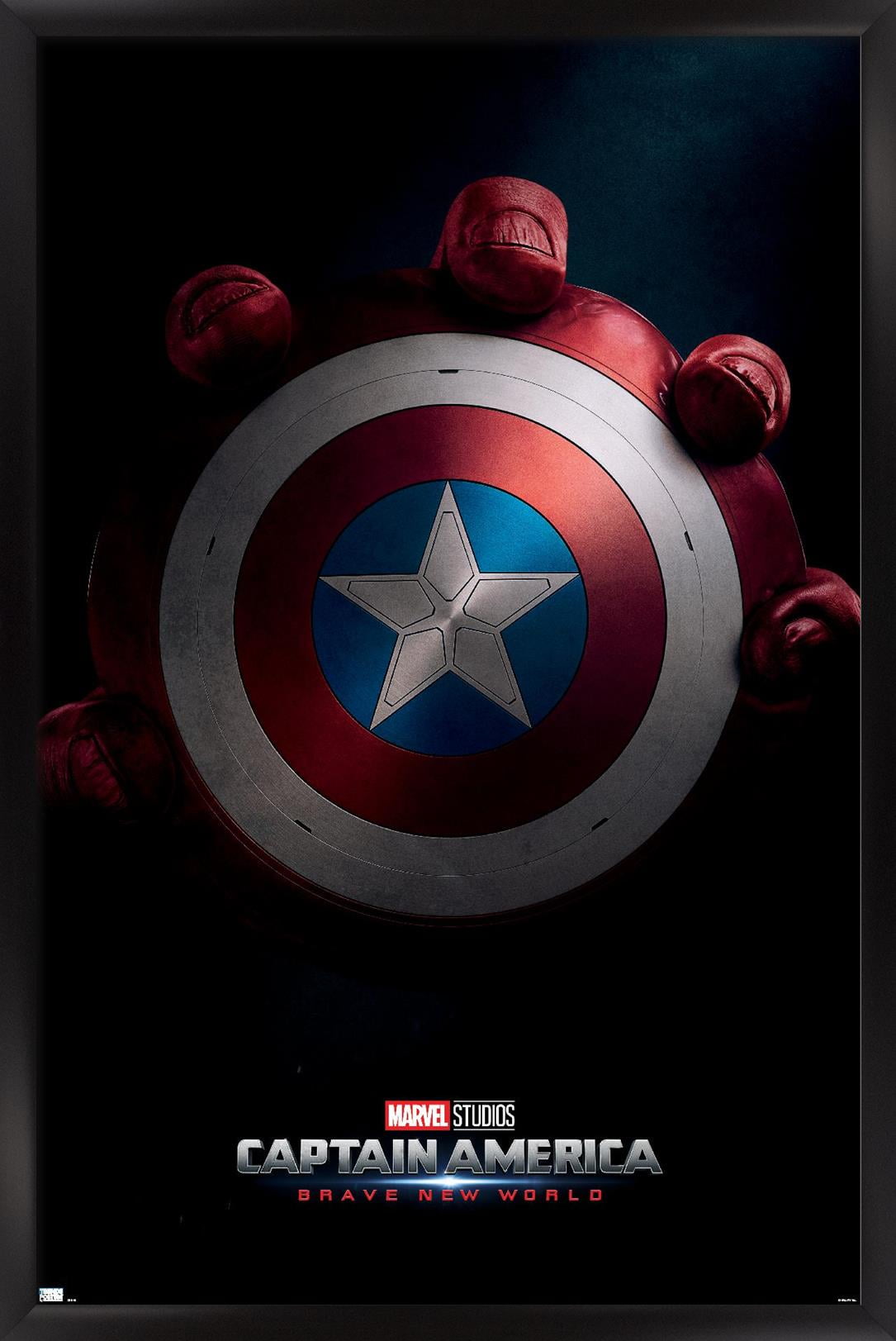 Marvel Captain America: Brave New World - Teaser One Sheet Wall Poster ...
