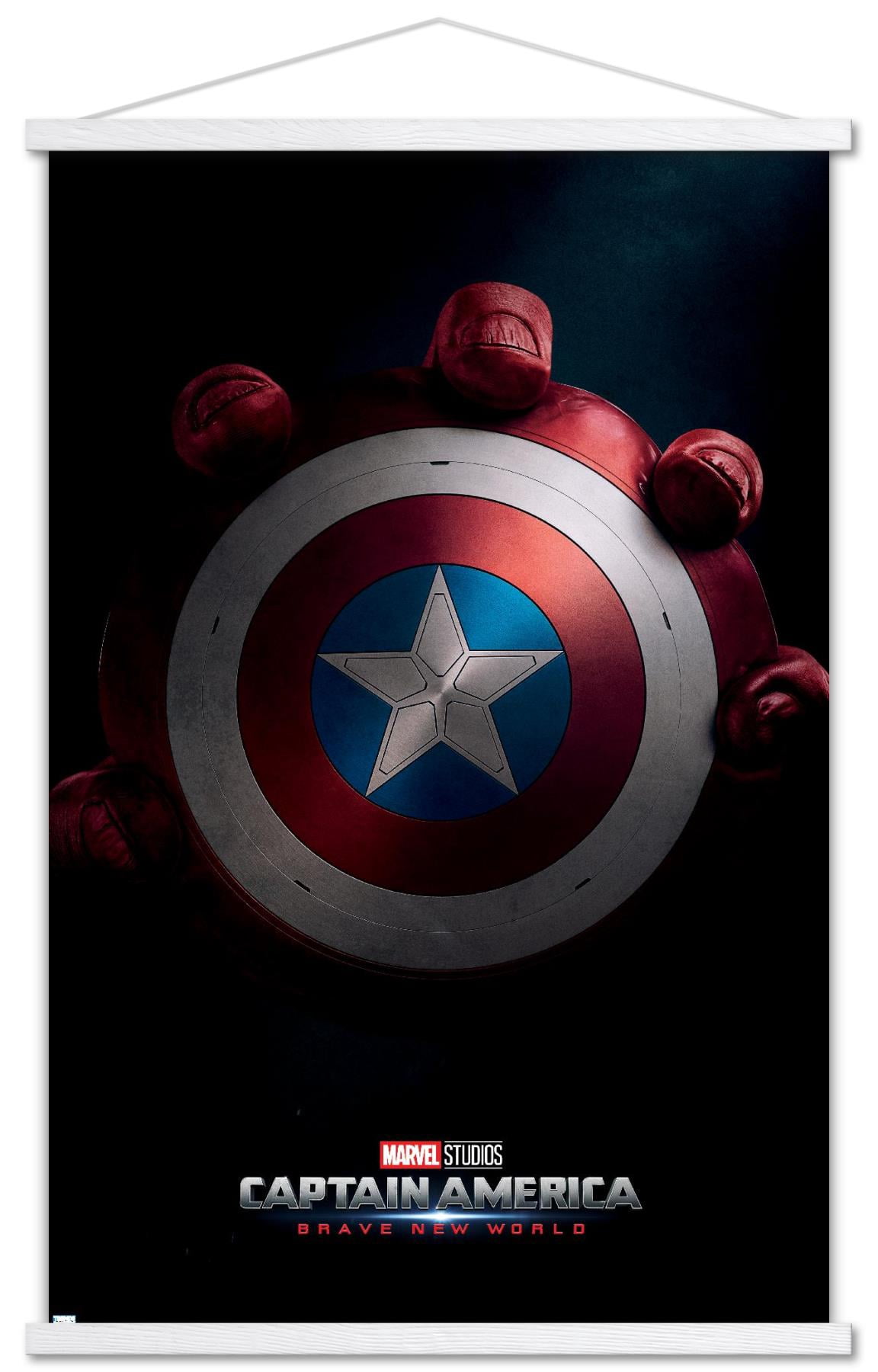 Marvel Captain America: Brave New World - Teaser One Sheet Wall Poster ...