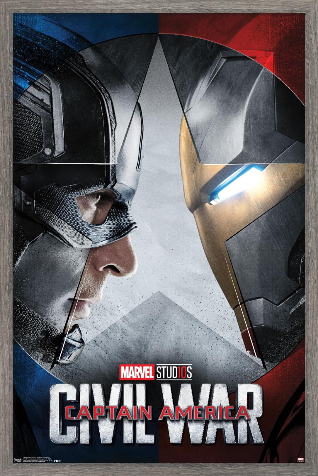 Marvel - Captain America: CiVil War - Faceoff One Sheet Wall Poster, 14 ...
