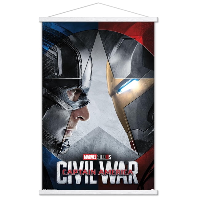 Marvel - Captain America: CiVil War - Faceoff One Sheet Wall Poster ...