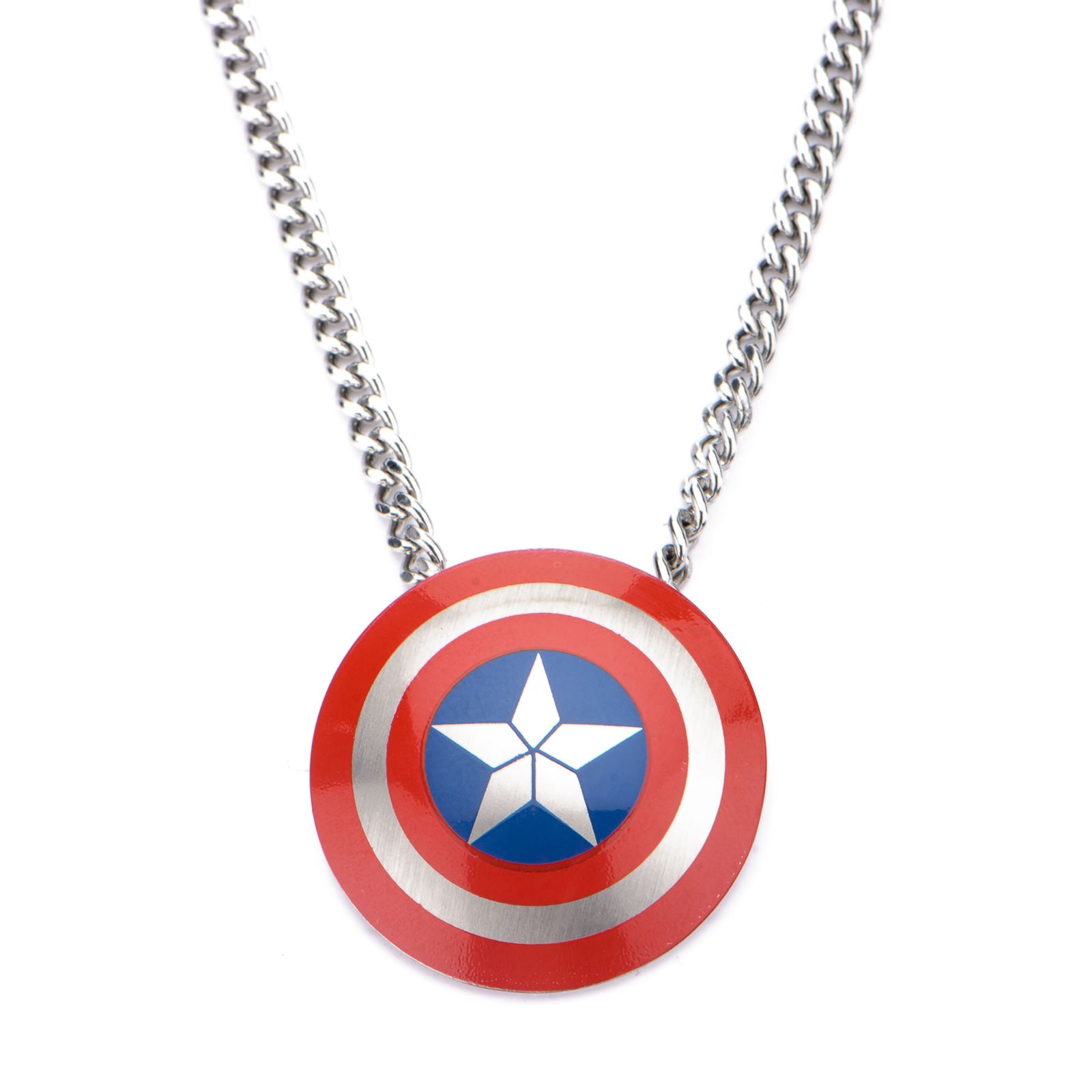 Marvel Captain America Civil War Shield Logo Pendant Stainless Steel ...