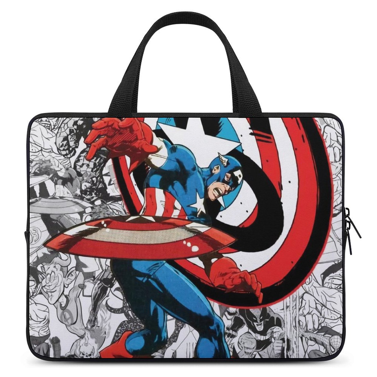Marvel-Captain America Laptop Bag,Laptop Tote Bag for Women Men 13 Inch ...