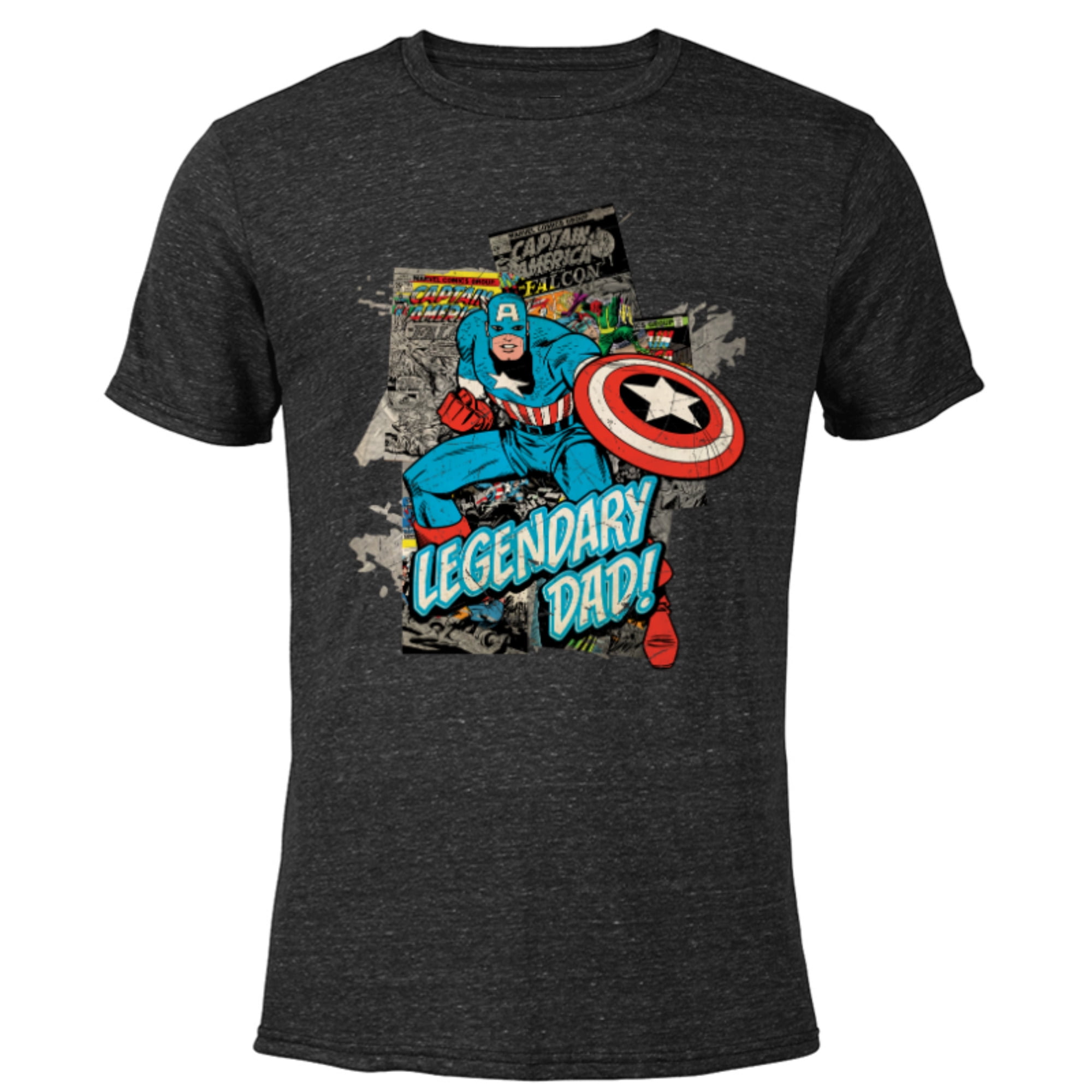 Marvel Captain America Legendary Dad Father's Day - Short Sleeve ...