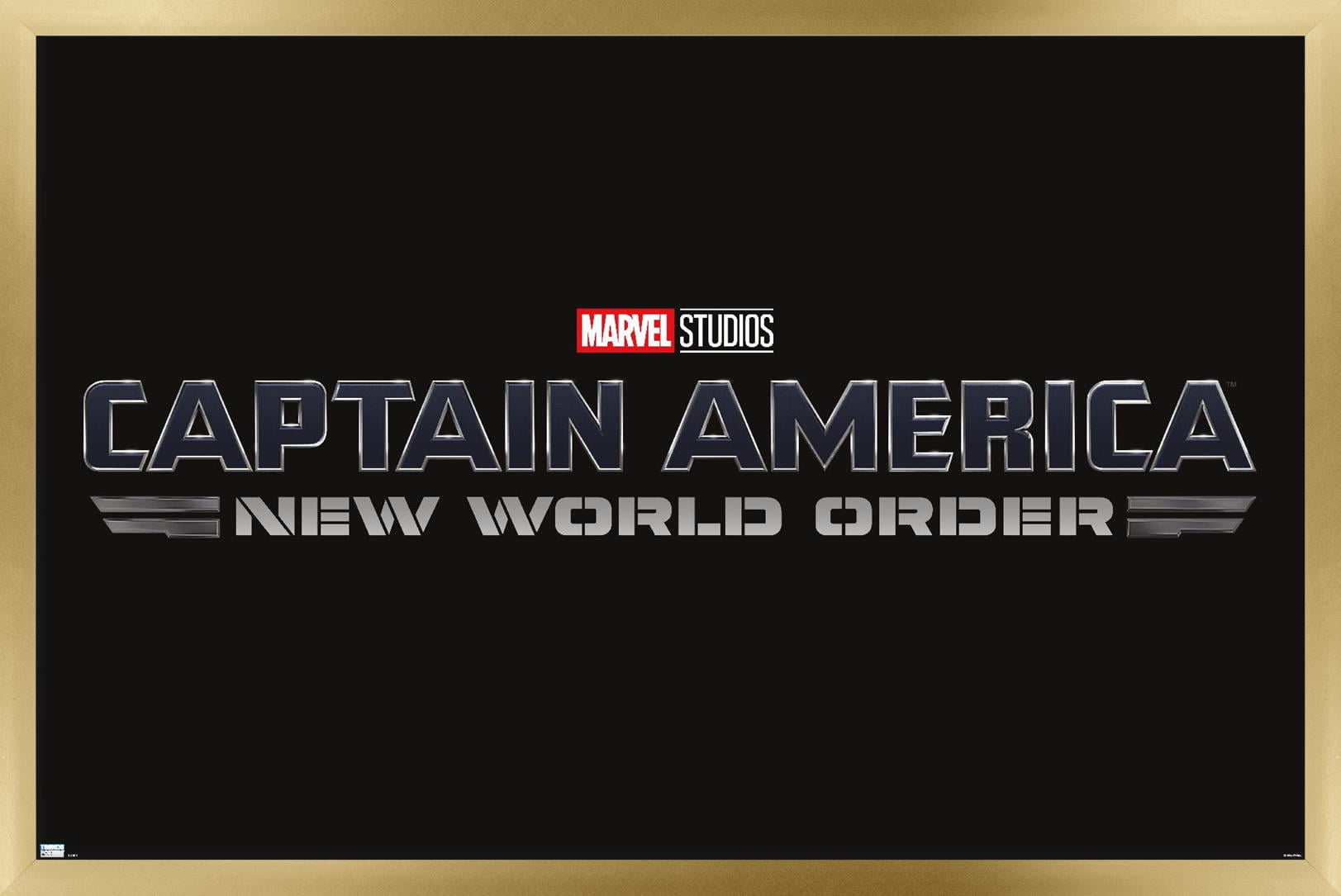 Marvel Captain America: New World Order - Logo Wall Poster, 14.725" x ...