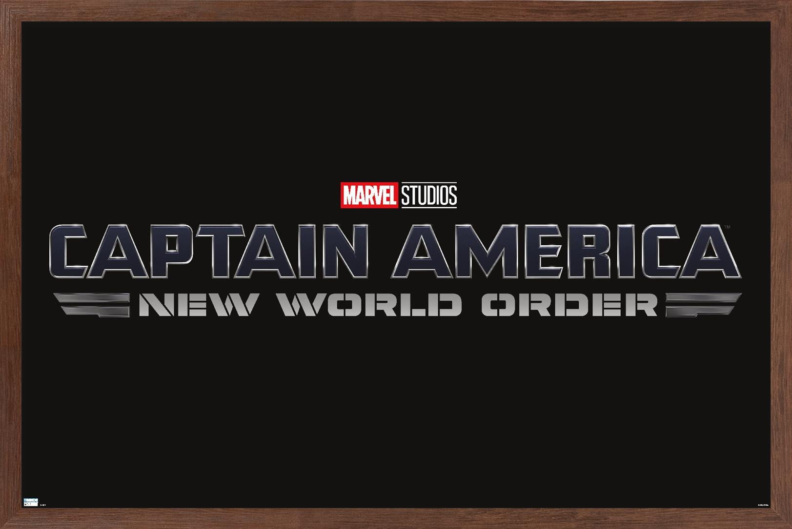 Marvel Captain America: New World Order - Logo Wall Poster, 22.375" x ...