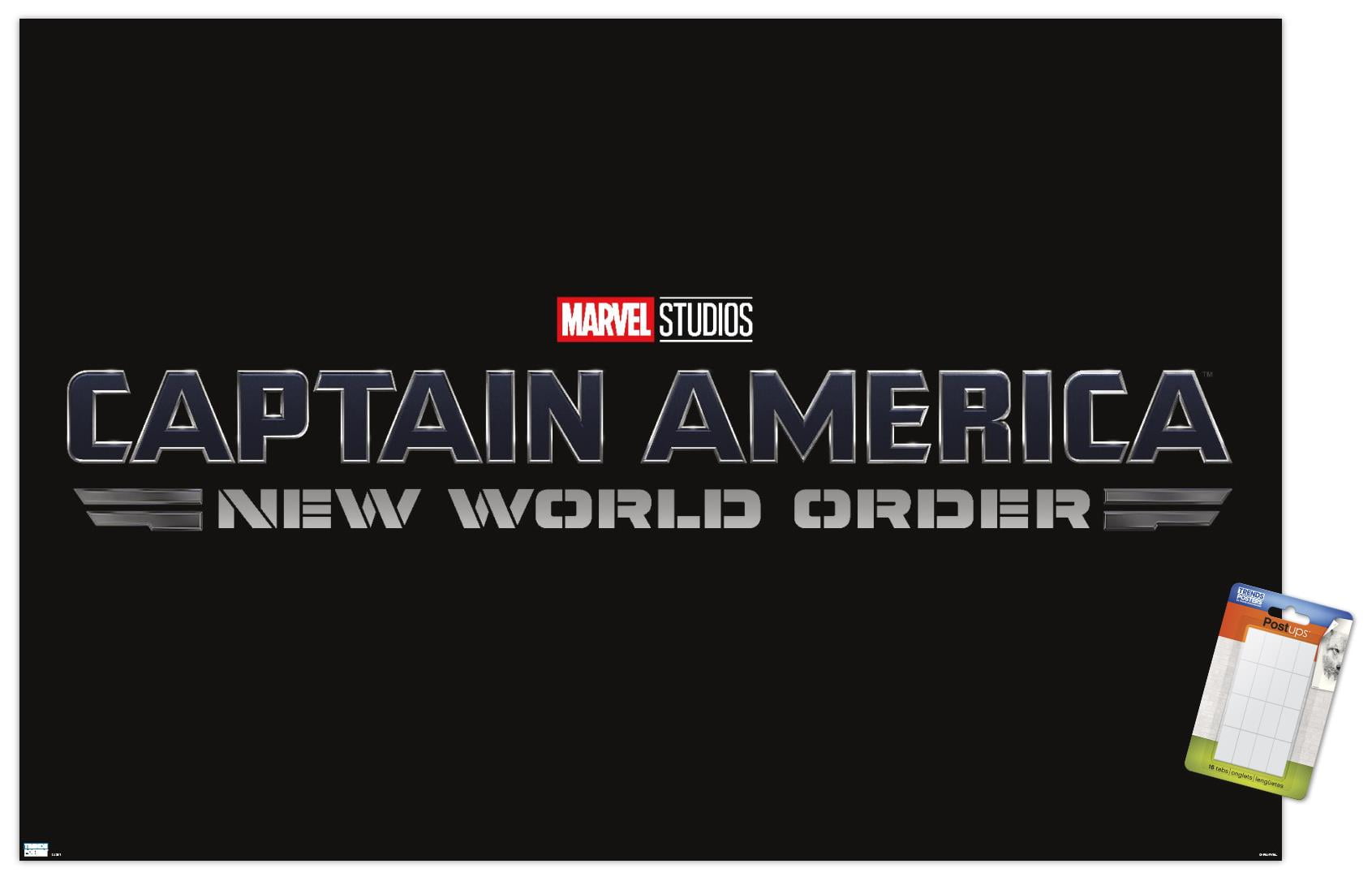 Marvel Captain America: New World Order - Logo Wall Poster, 22.375" x ...
