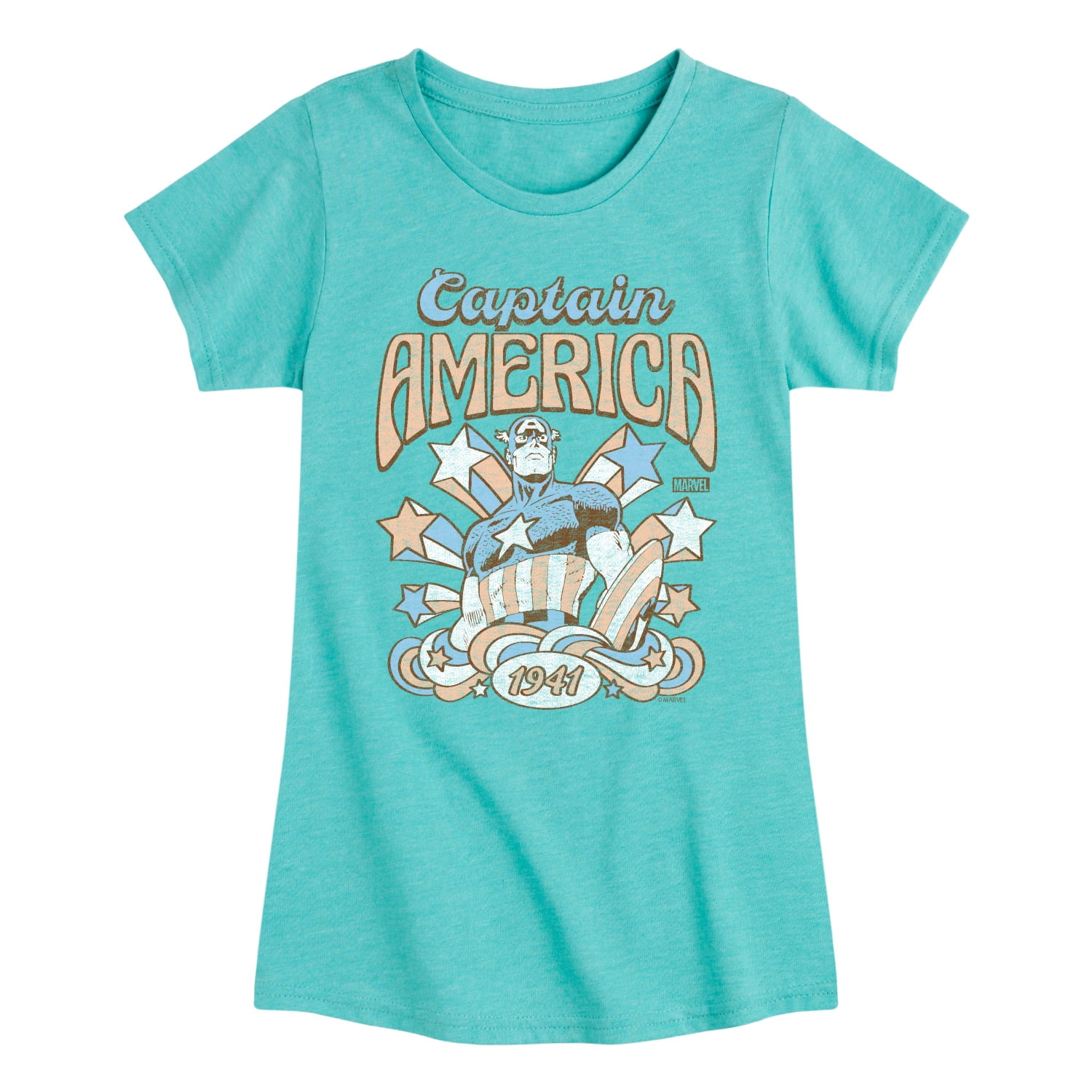 Marvel Captain America - Retro Stars and Stripes - Toddler and Youth ...