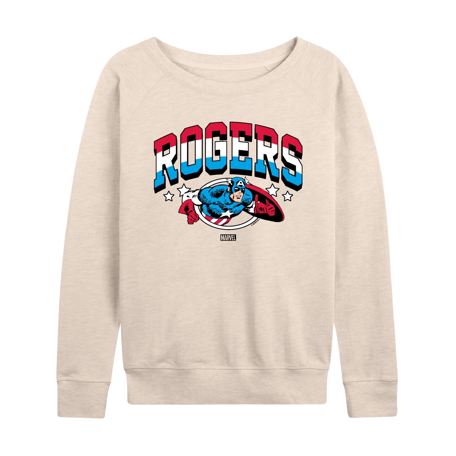 Marvel Captain America - Rogers - Women's French Terry Pullover Long ...