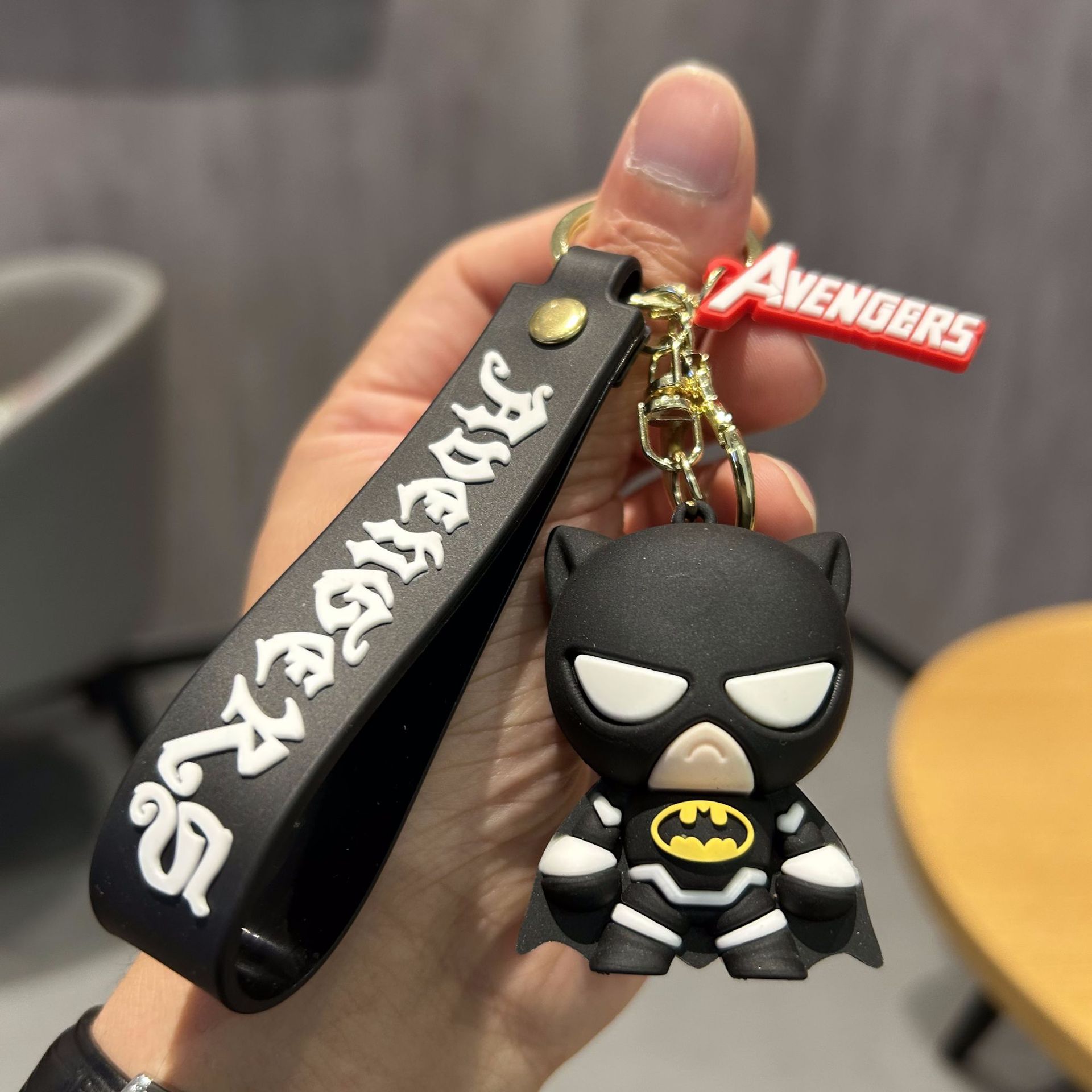 Marvel Captain America Spider-Man Iron Man Keychain Avengers Figure ...