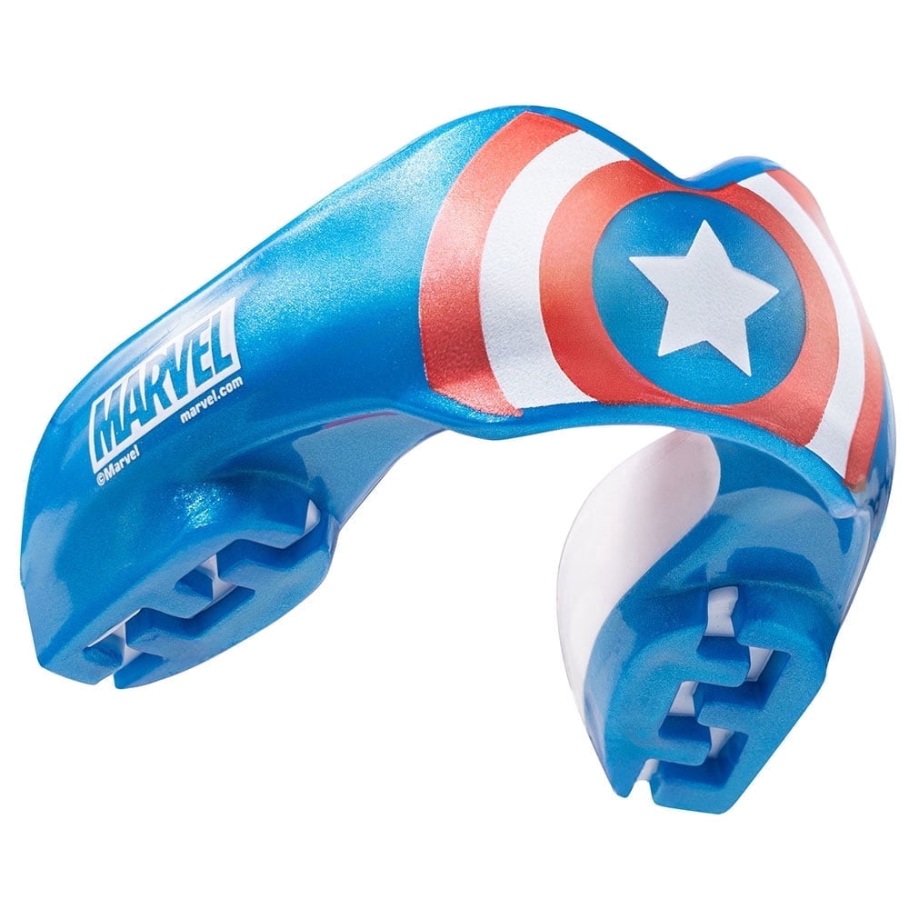 Captain America Mouth Guard for Braces, One Size Remoldable Mouthguard ...