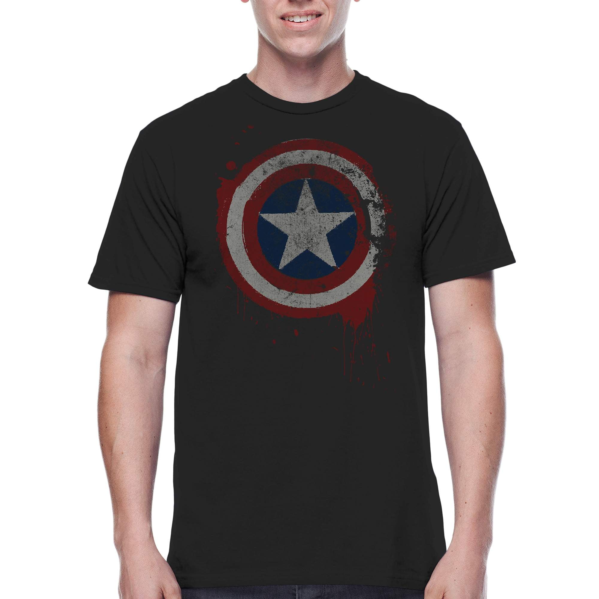 Marvel Captain America freedom from fear Men's graphic tee - Walmart.com