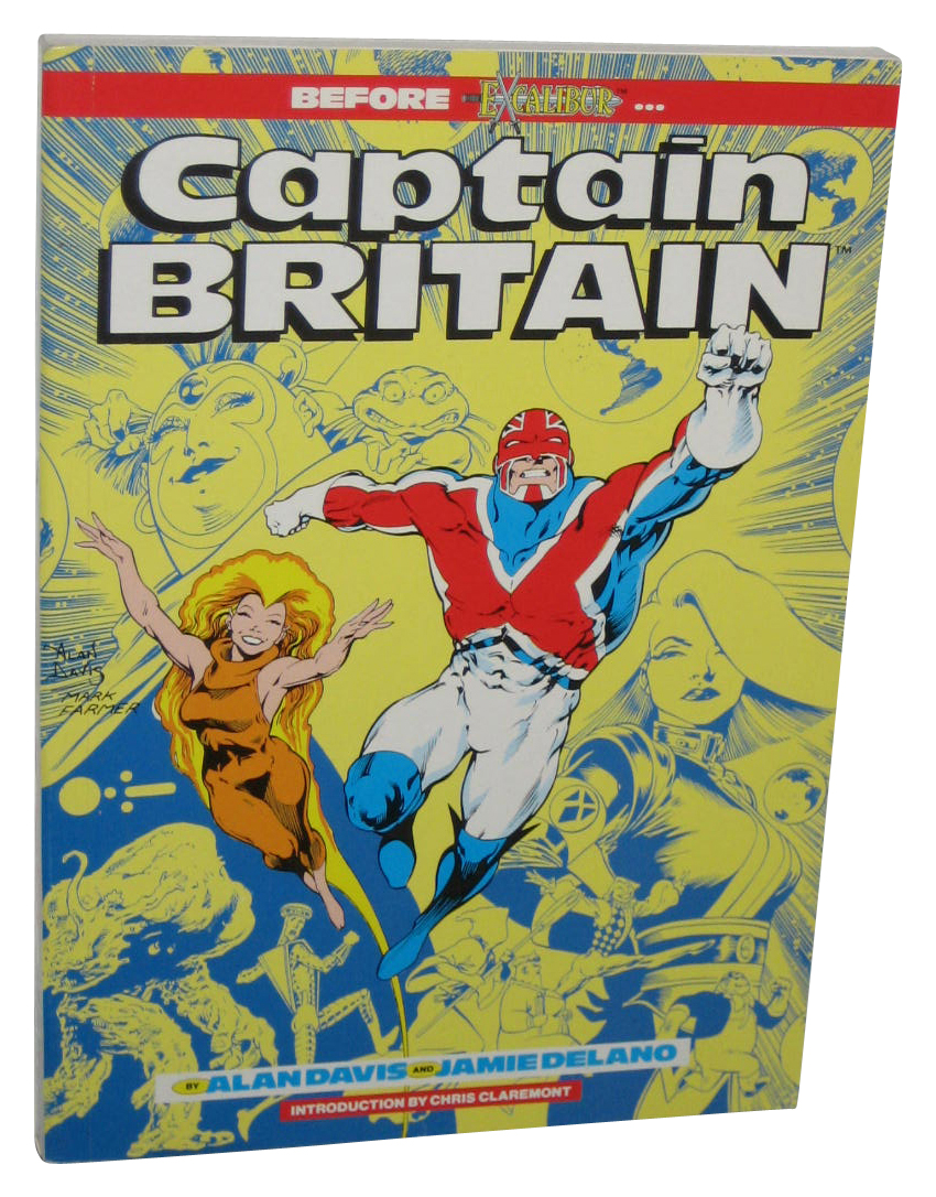Marvel Captain Britain Dipped in Magic Clothed Science (1988) Paperback ...