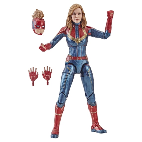 Marvel Legends Series 6-Inch Captain Marvel Action Figure with Costume ...