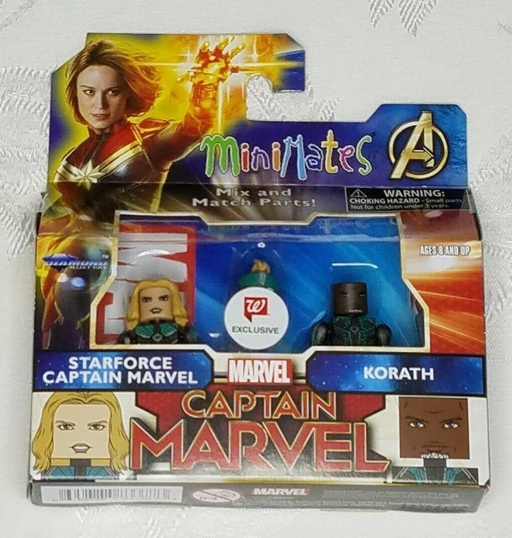 Marvel Captain Marvel Starforce & Korath Minimates Figure Set - Walmart.com