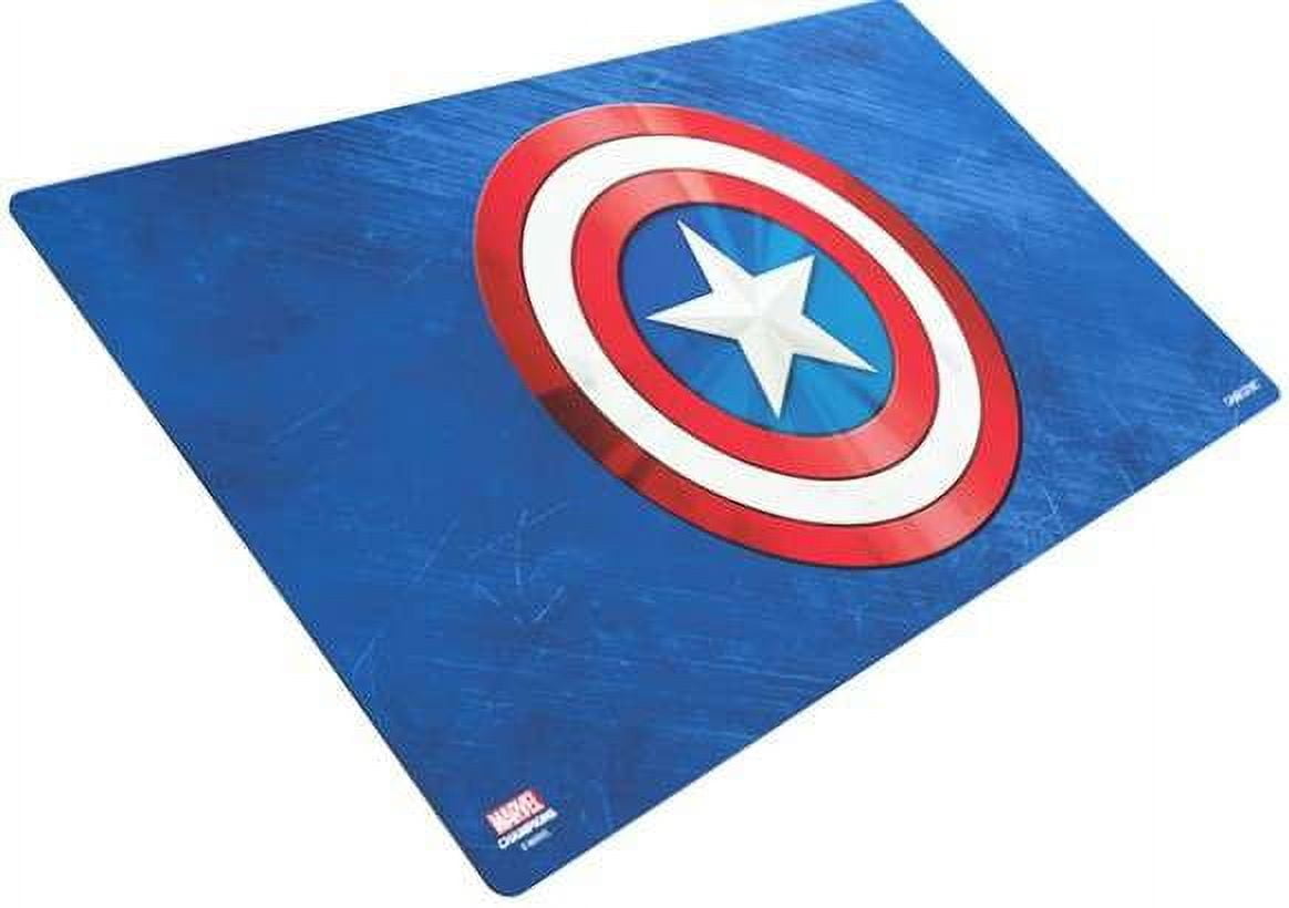 Marvel Champions Captain America Game Mat | Slip-Resistant 24" by 14 ...