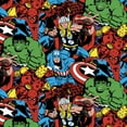 Marvel 100% Cotton Fabric, Comic Characters Pack, Material by the Yard ...