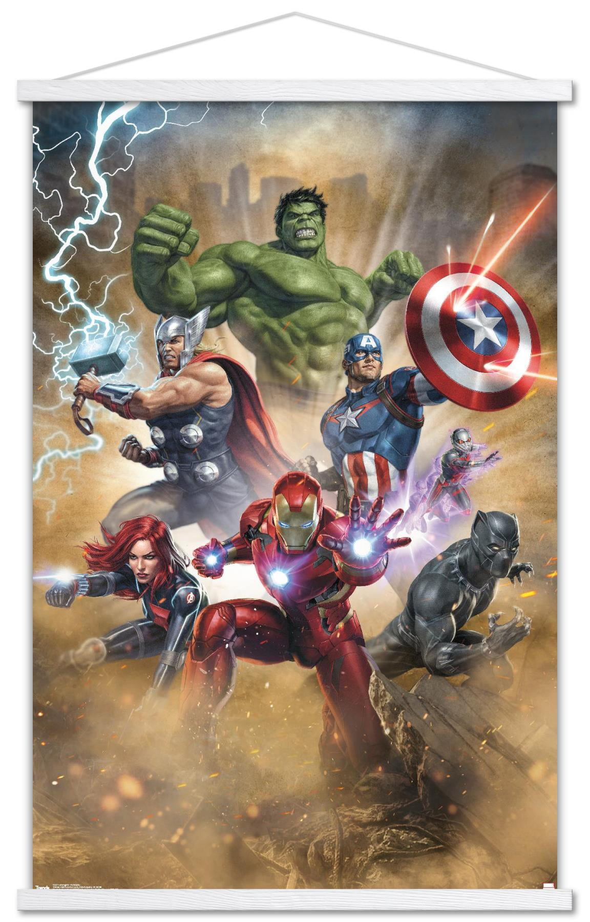 Marvel Cinematic Universe - Avengers - Fantastic Wall Poster with ...