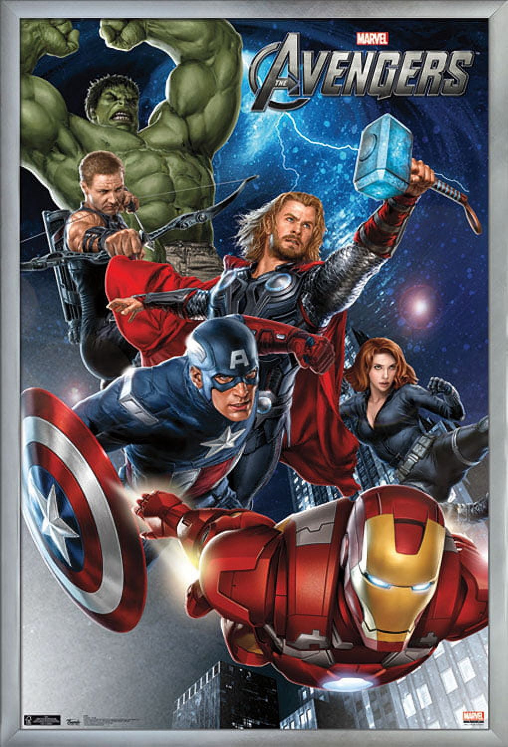 Marvel Cinematic Universe - Avengers - Group Wall Poster, 22.375" x 34 ...