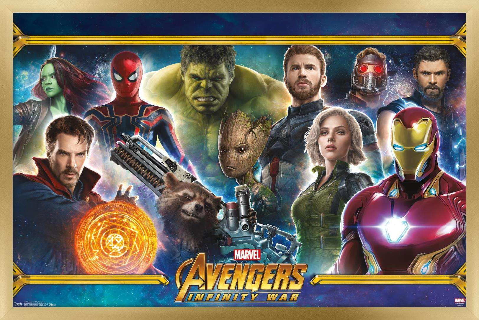 Marvel Cinematic Universe - Avengers - Infinity War - Team Wall Poster ...