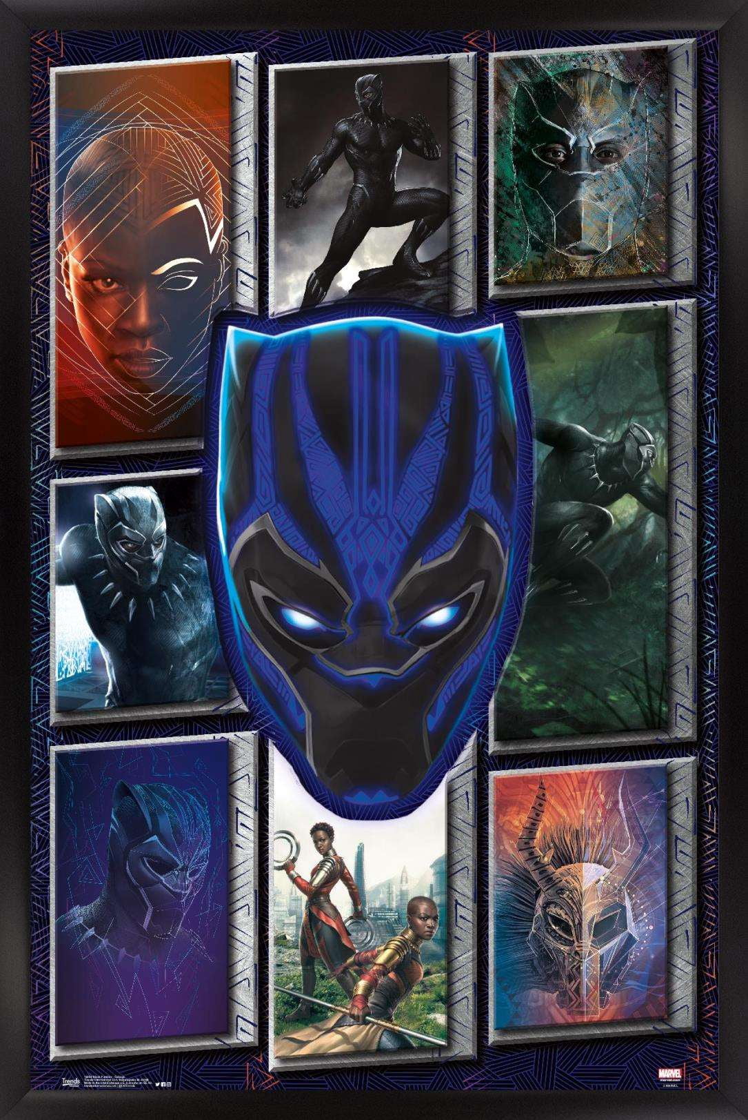 Marvel Cinematic Universe - Black Panther - Collage Wall Poster, 14.725 ...