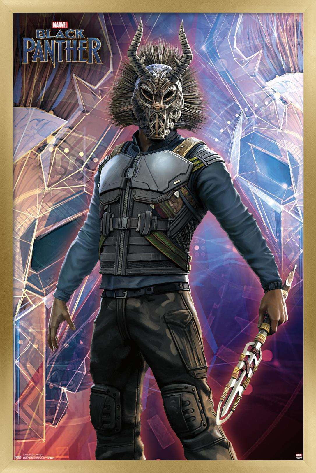 Marvel Cinematic Universe - Black Panther - Killmonger Wall Poster, 22. ...