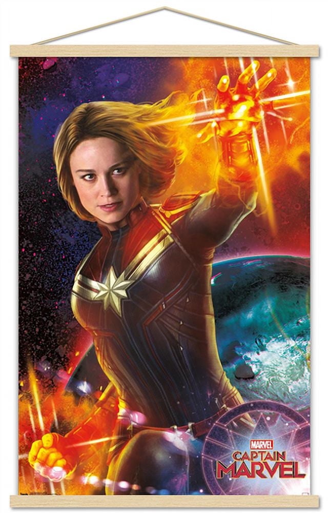 Marvel Cinematic Universe - Captain Marvel - Energy Wall Poster with ...