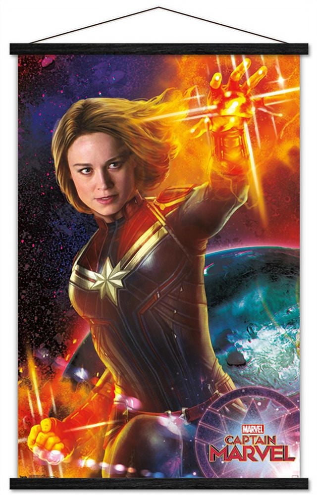 Marvel Cinematic Universe - Captain Marvel - Energy Wall Poster with ...