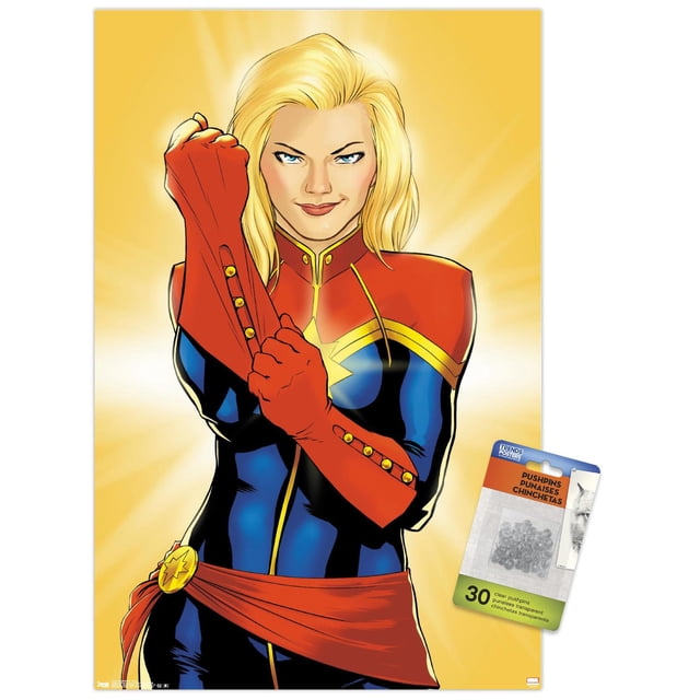 Marvel Cinematic Universe - Captain Marvel - Glove Wall Poster with ...