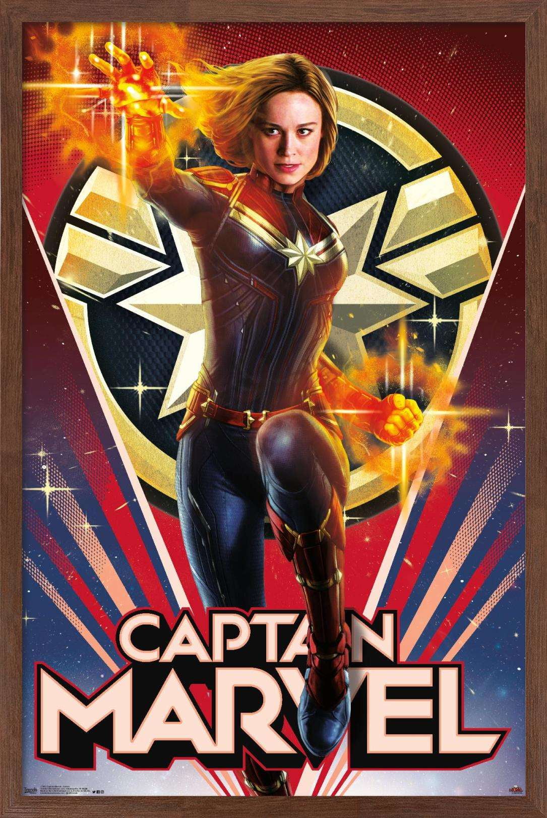 Marvel Cinematic Universe - Captain Marvel - Heroic Wall Poster, 14.725 ...