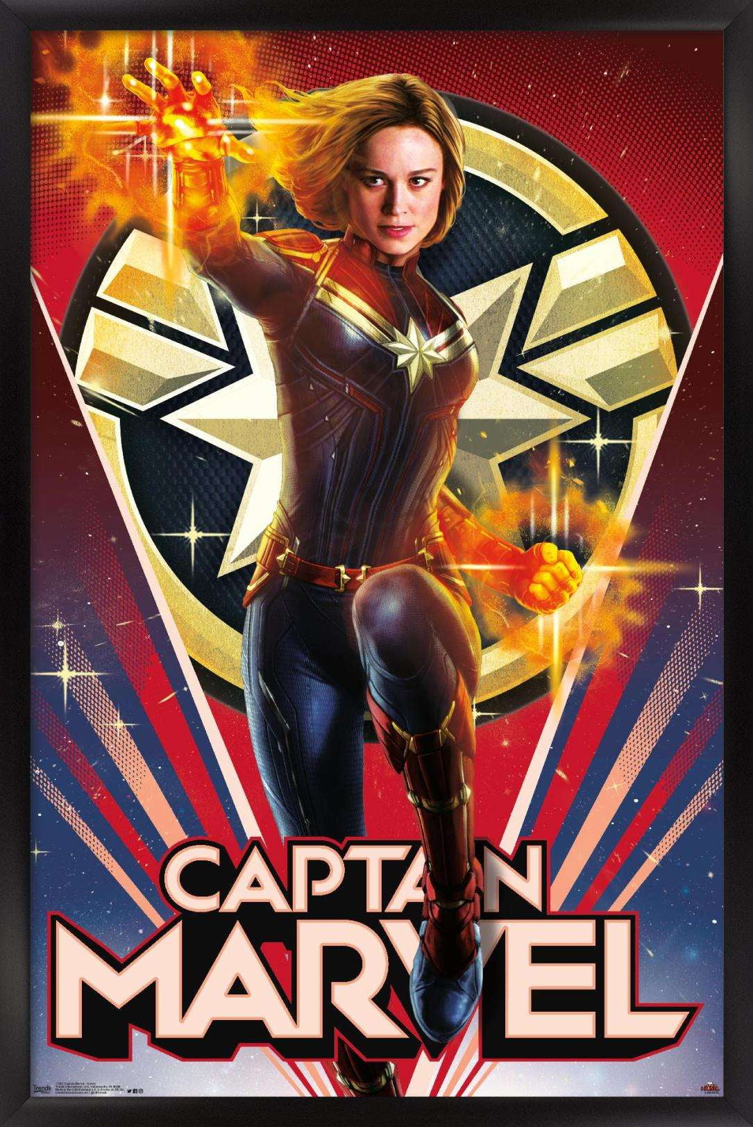 Marvel Cinematic Universe - Captain Marvel - Heroic Wall Poster, 14.725 ...