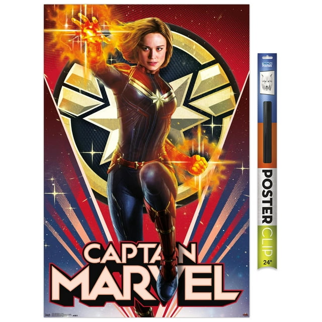 Marvel Cinematic Universe - Captain Marvel - Heroic Wall Poster, 22.375 ...