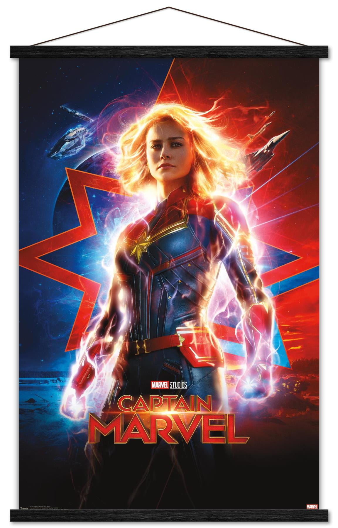 Marvel Cinematic Universe - Captain Marvel - One Sheet Wall Poster with ...