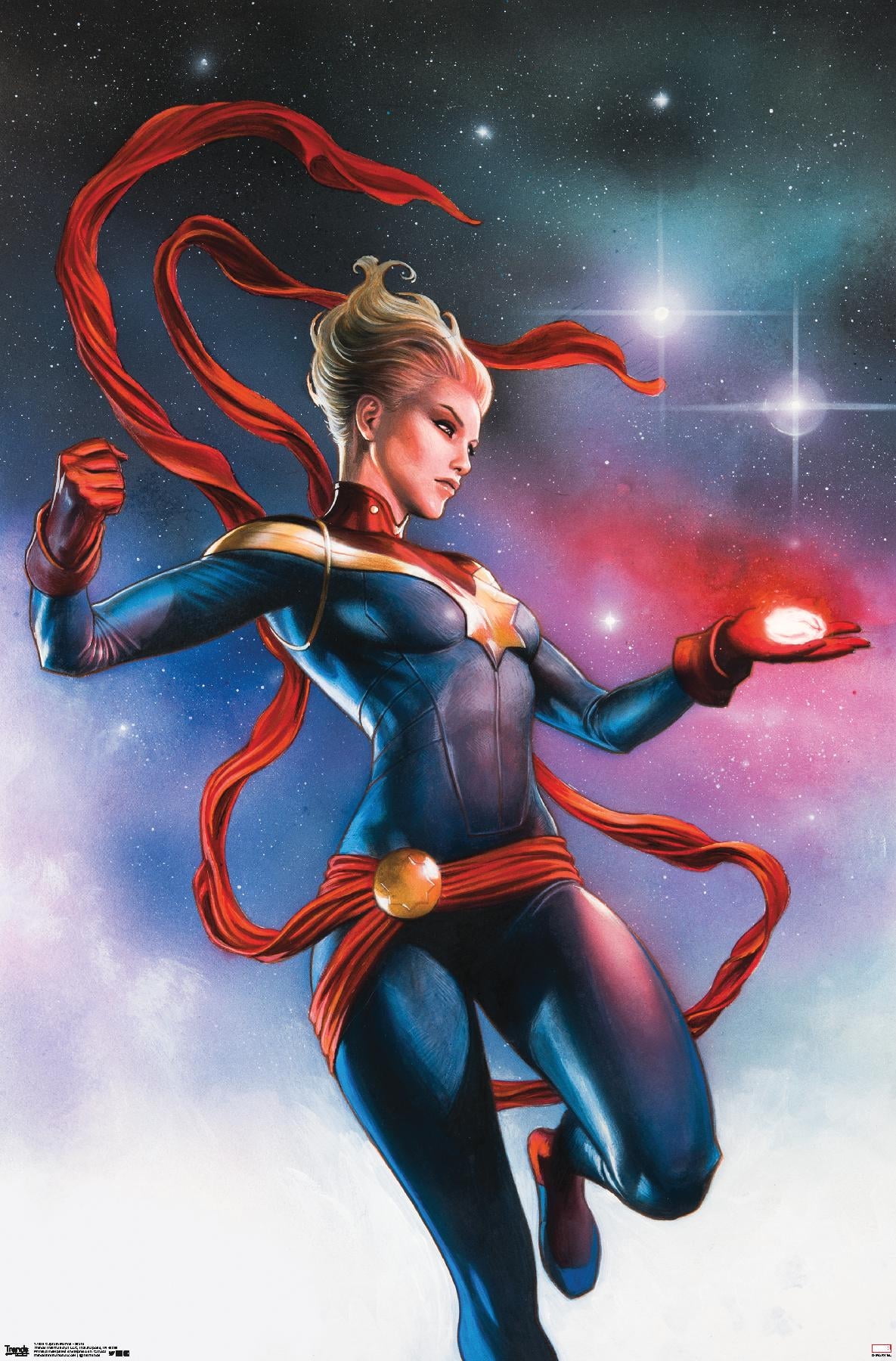 Marvel Cinematic Universe - Captain Marvel - Stars Wall Poster, 22.375 ...