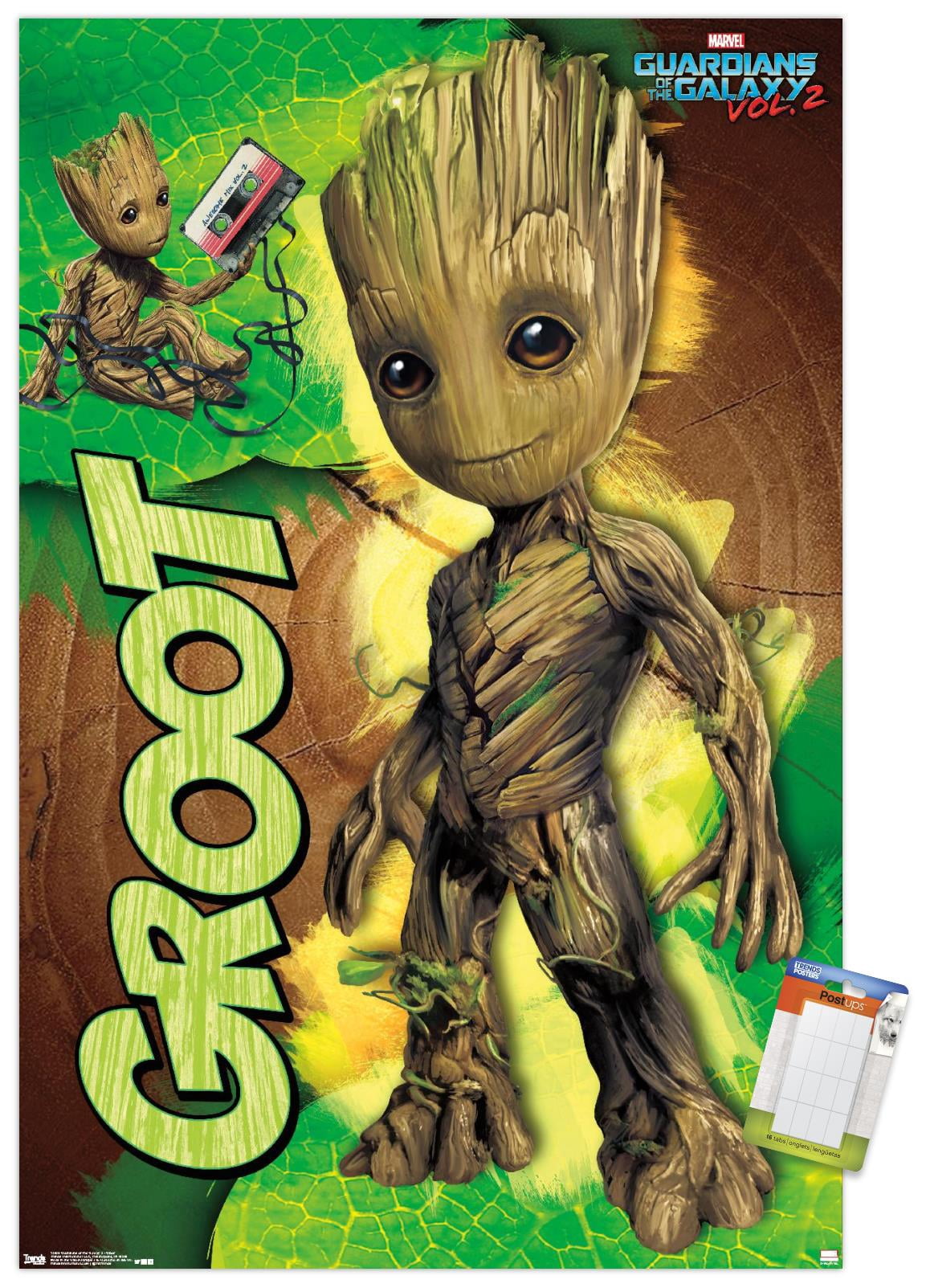 Marvel Cinematic Universe - Guardians of the Galaxy 2 - Groot Wall ...