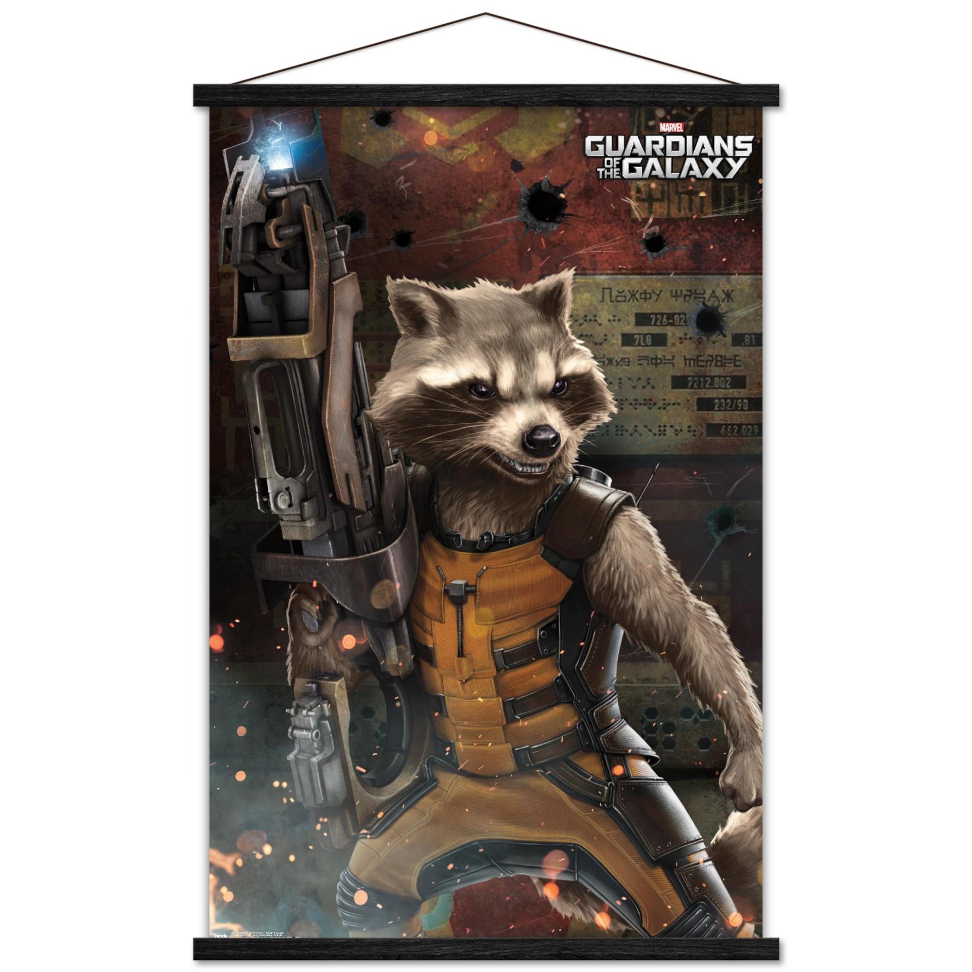 Rocket Raccoon Guardians Of The Galaxy Movie Poster