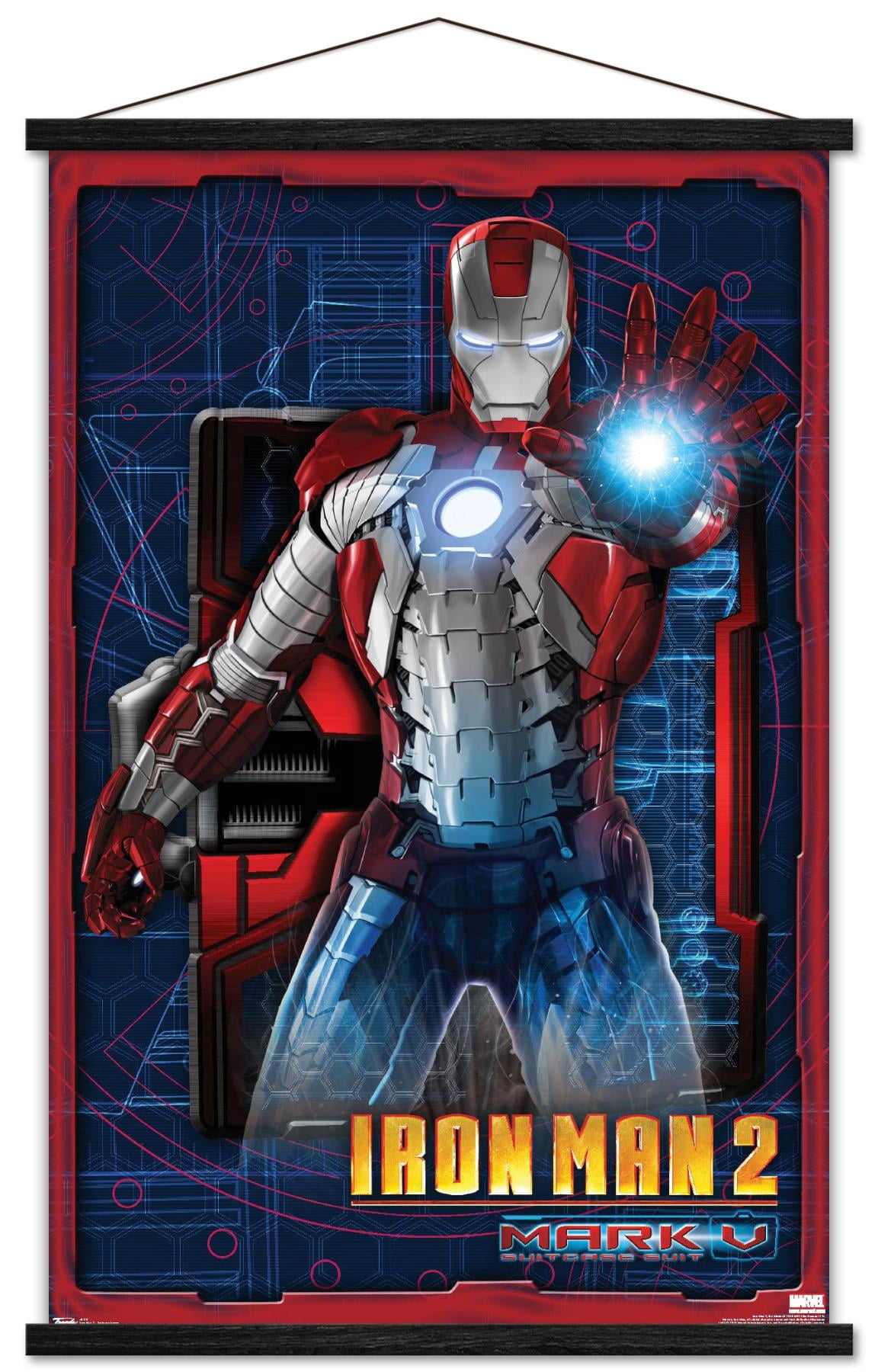 Marvel Cinematic Universe - Iron Man 2 - Briefcase Armor Wall Poster ...