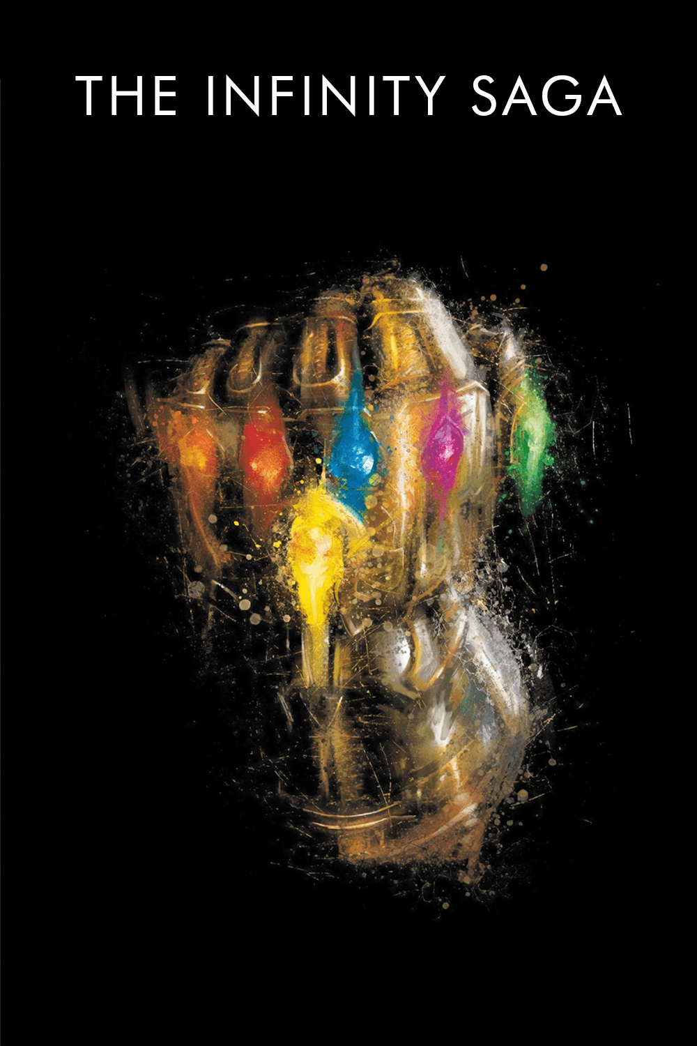 Marvel Cinematic Universe Poster 24x36 - The Infinity Saga Complete 23 ...