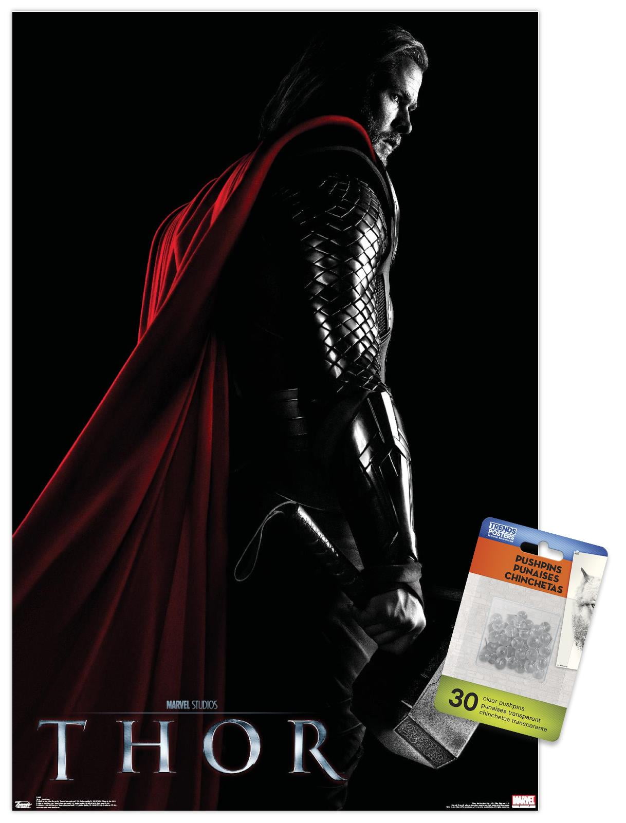 Marvel Cinematic Universe - Thor - One Sheet Wall Poster with Push Pins ...