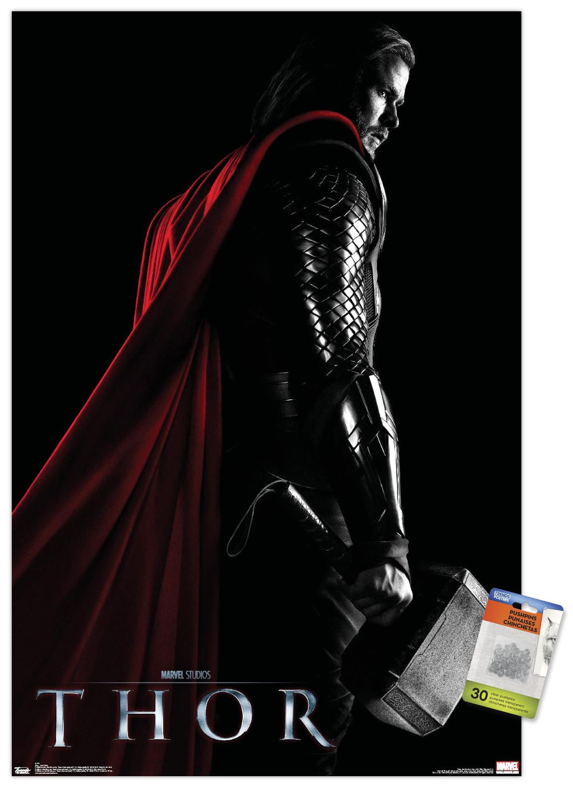Marvel Cinematic Universe - Thor - One Sheet Wall Poster with Push Pins ...